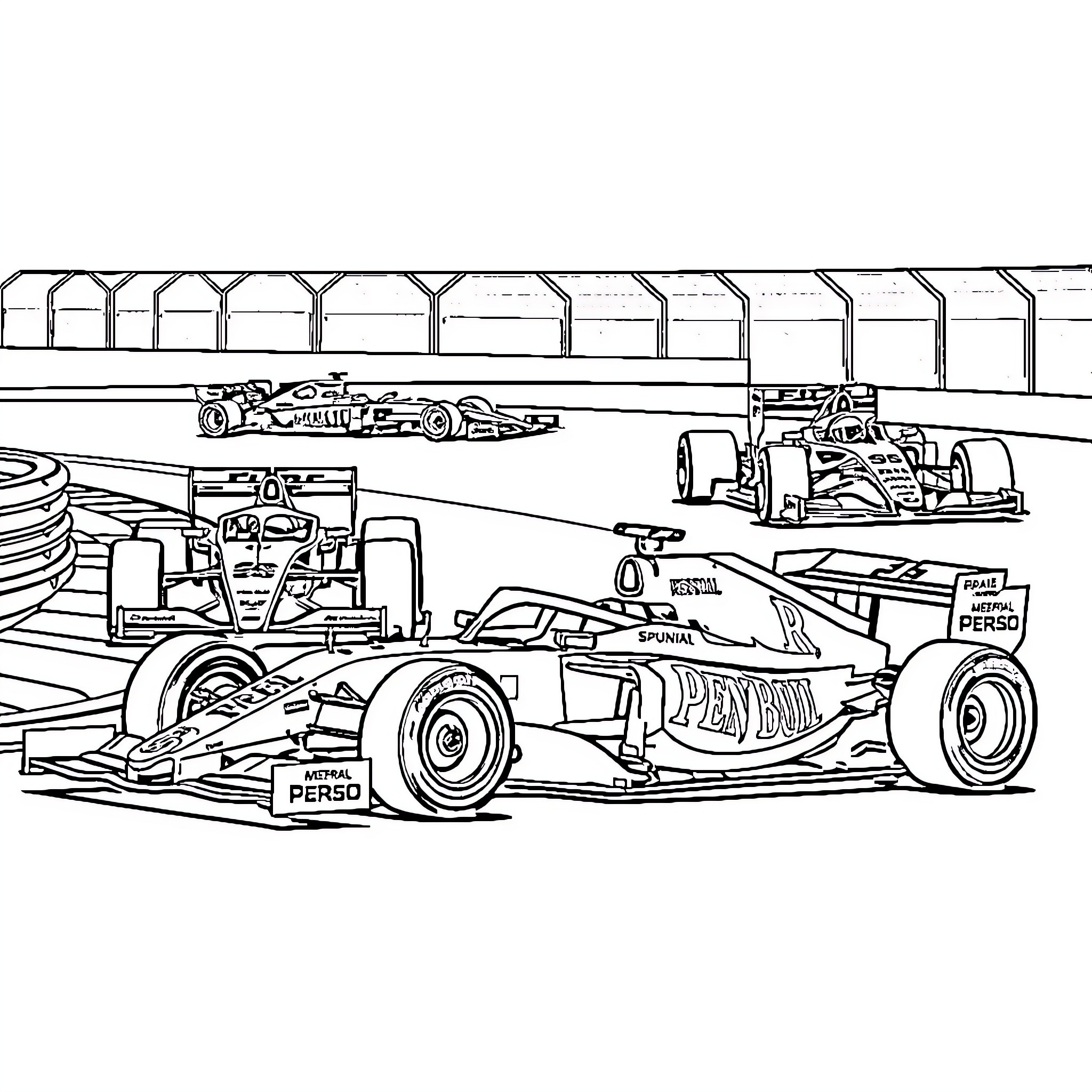 Best F1 Coloring Pages (Free Printable PDF)
