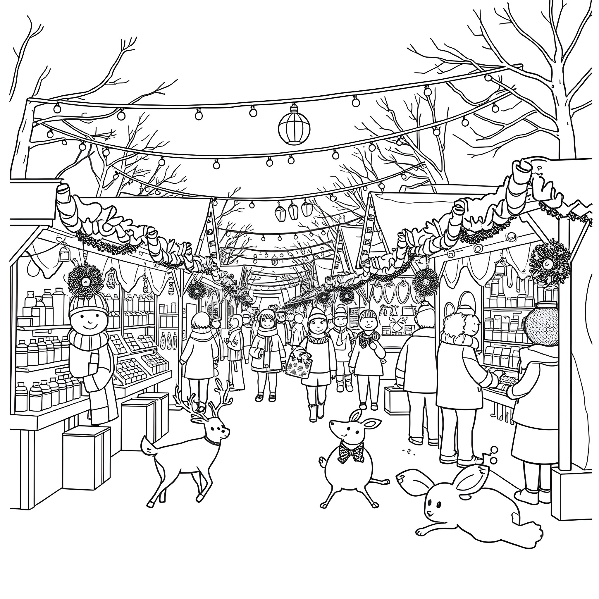 1 Best Crowd Coloring Pages (Free Printable PDFs)