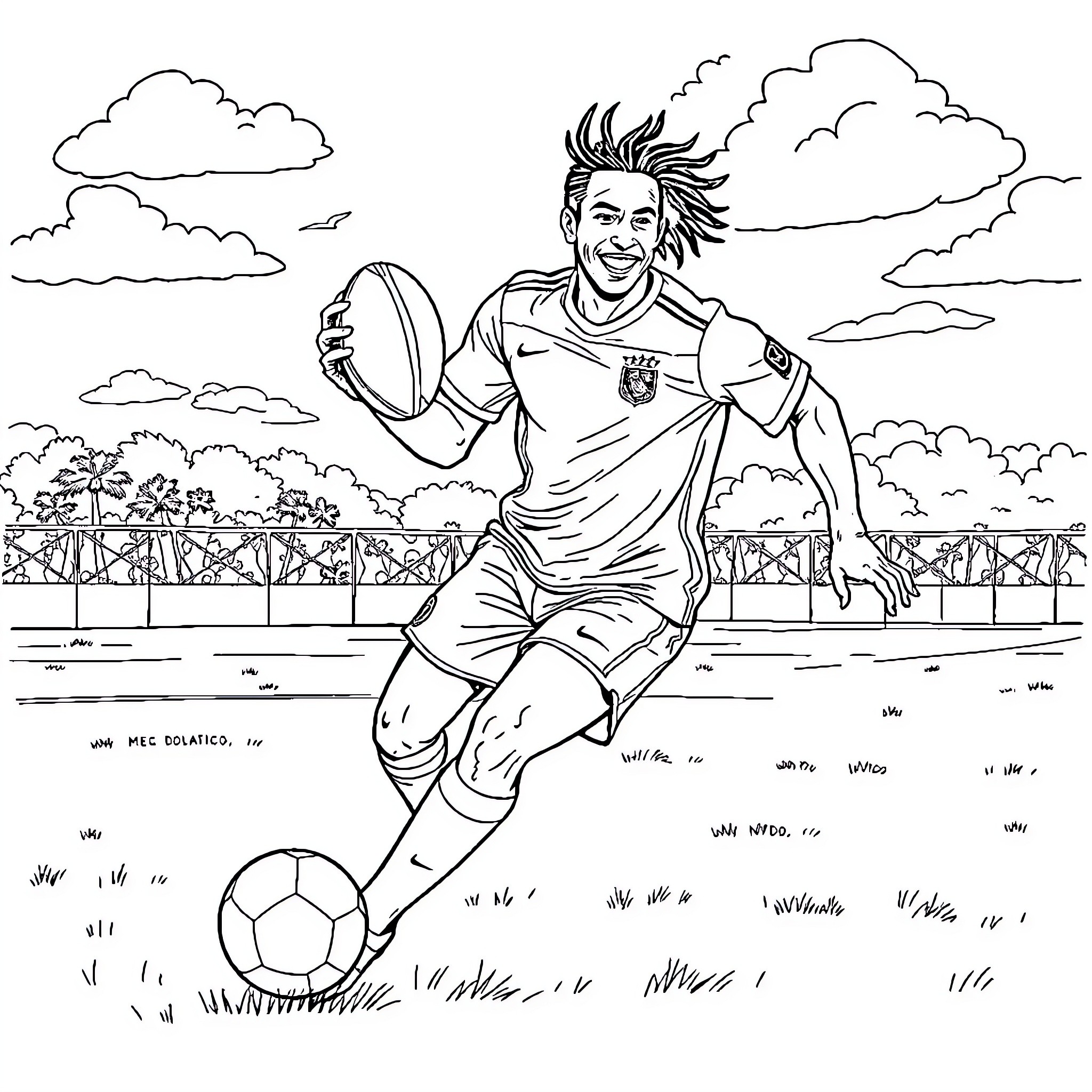 Best Ronaldinho Coloring Pages (Free Printable PDF)