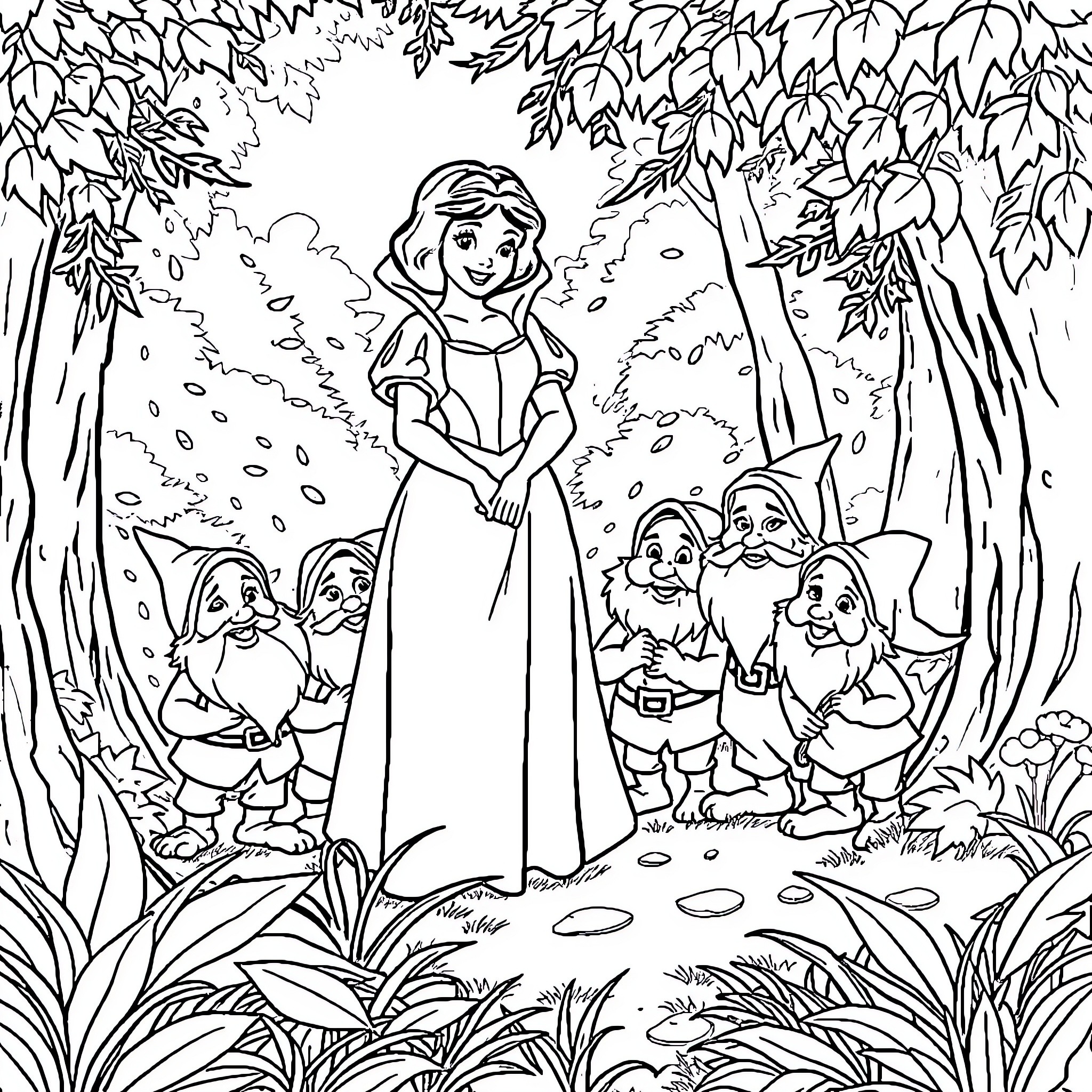 Best Snow White Coloring Pages (Free Printable PDF)