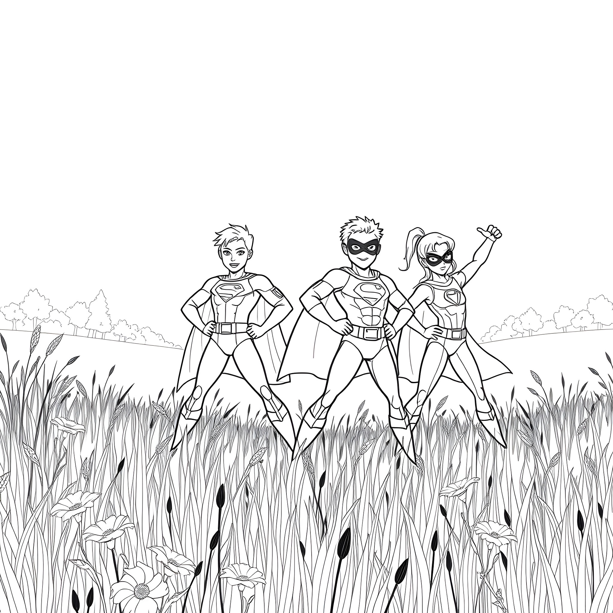 Best Superhero Coloring Pages (Free Printable PDF)