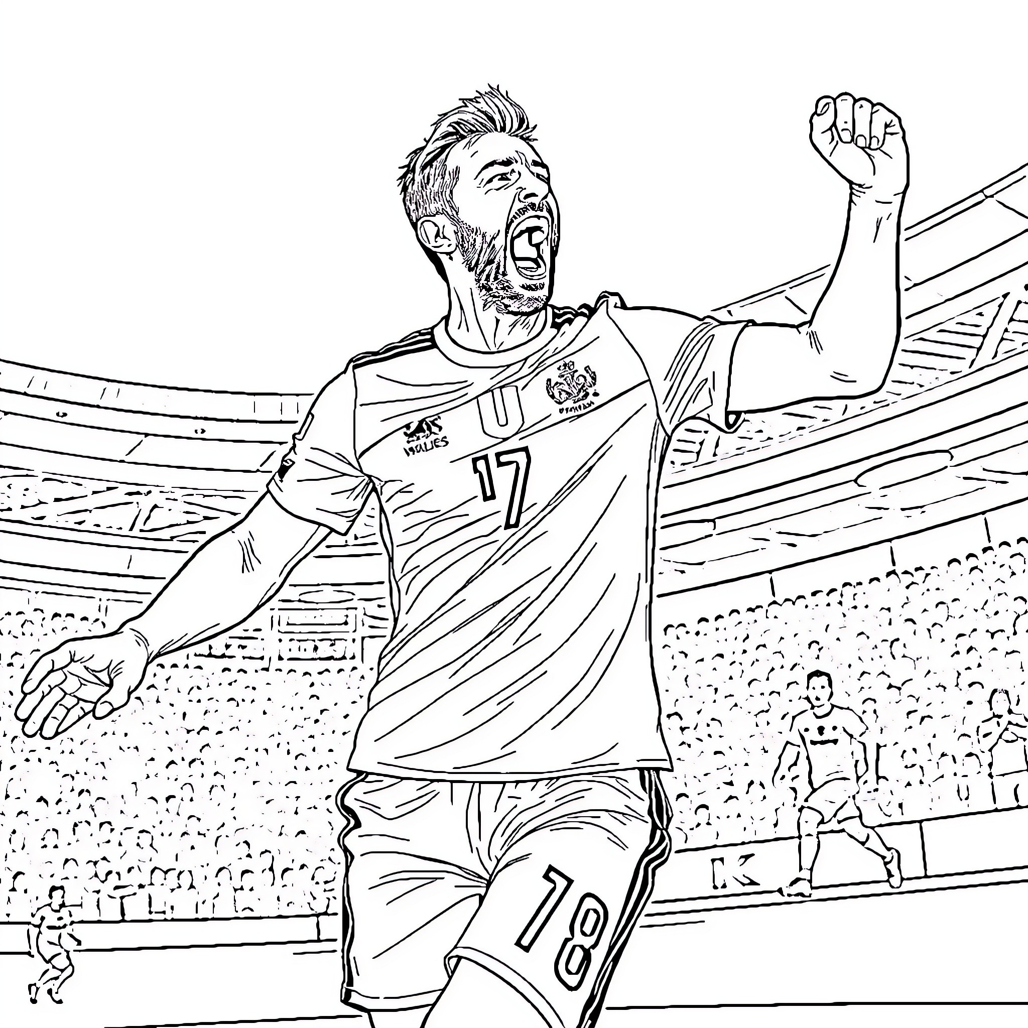 Best Gareth Bale Coloring Pages (Free Printable PDF)