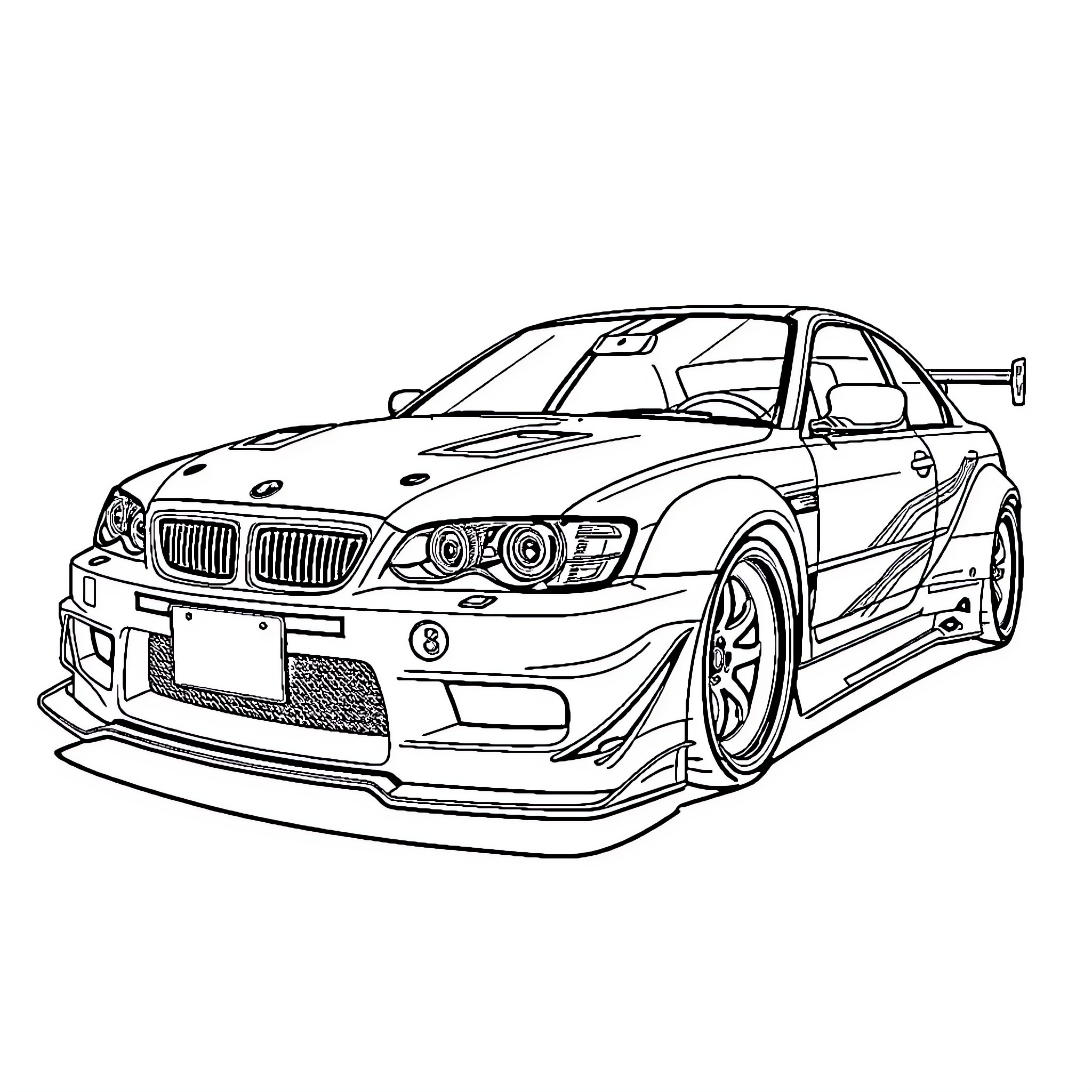 Best Car Coloring Pages (Free Printable PDF)
