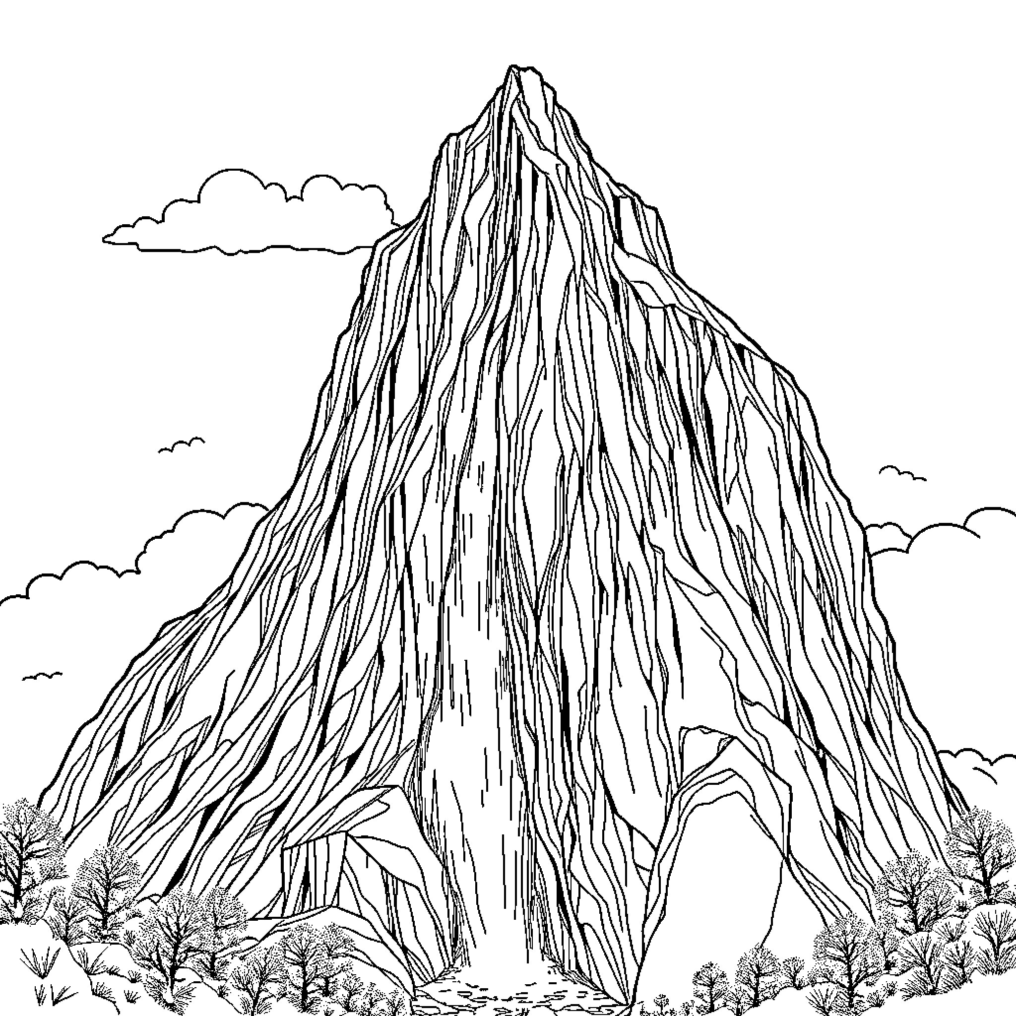 Best Mountain Coloring Pages (Free Printable PDF)