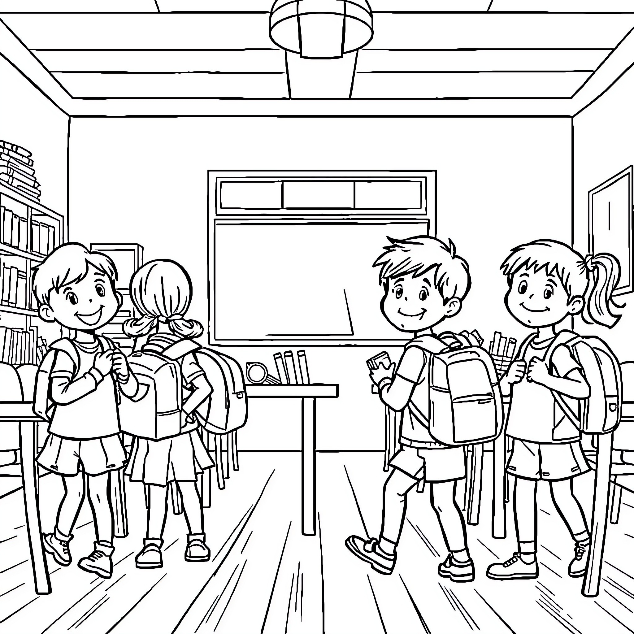 Best School Coloring Pages (Free Printable PDF)