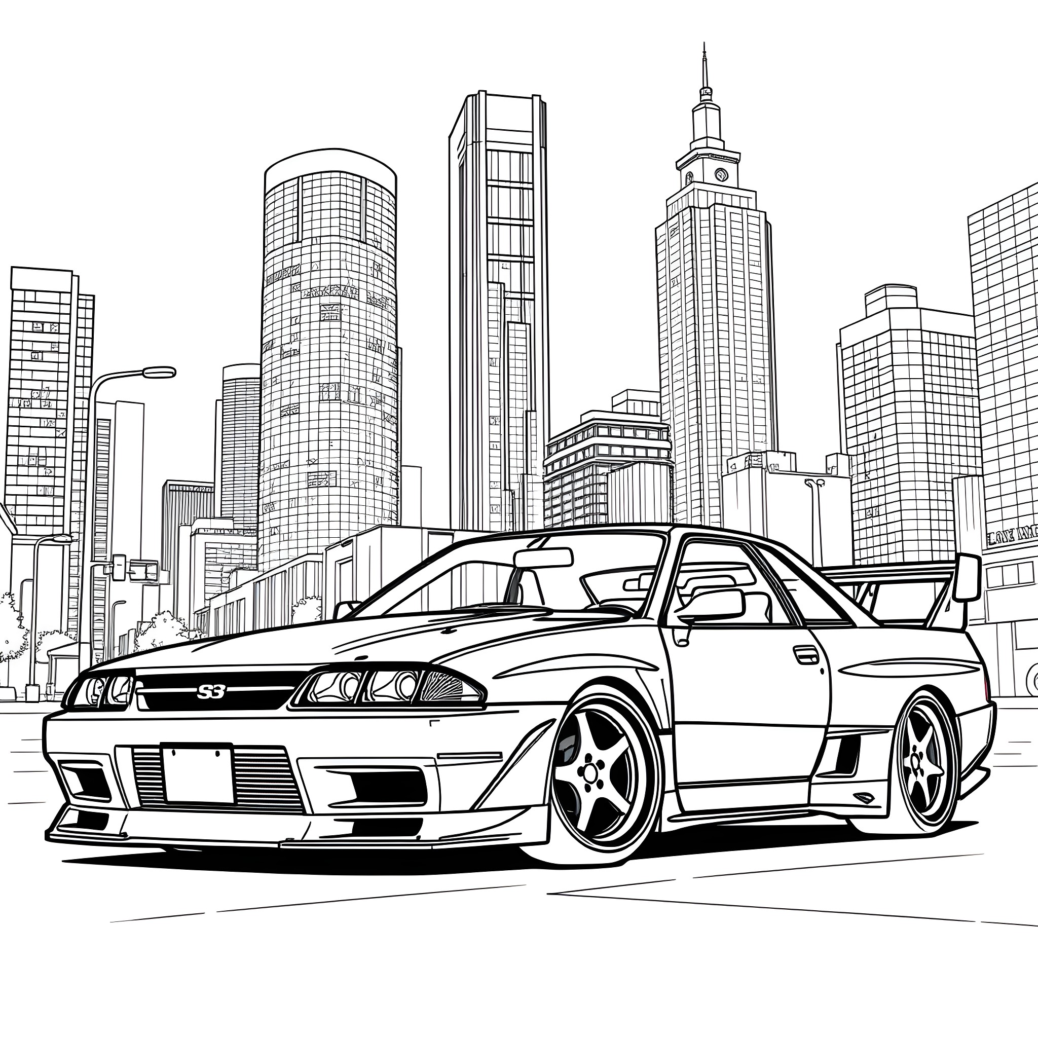 Best Skyline Coloring Pages (Free Printable PDF)