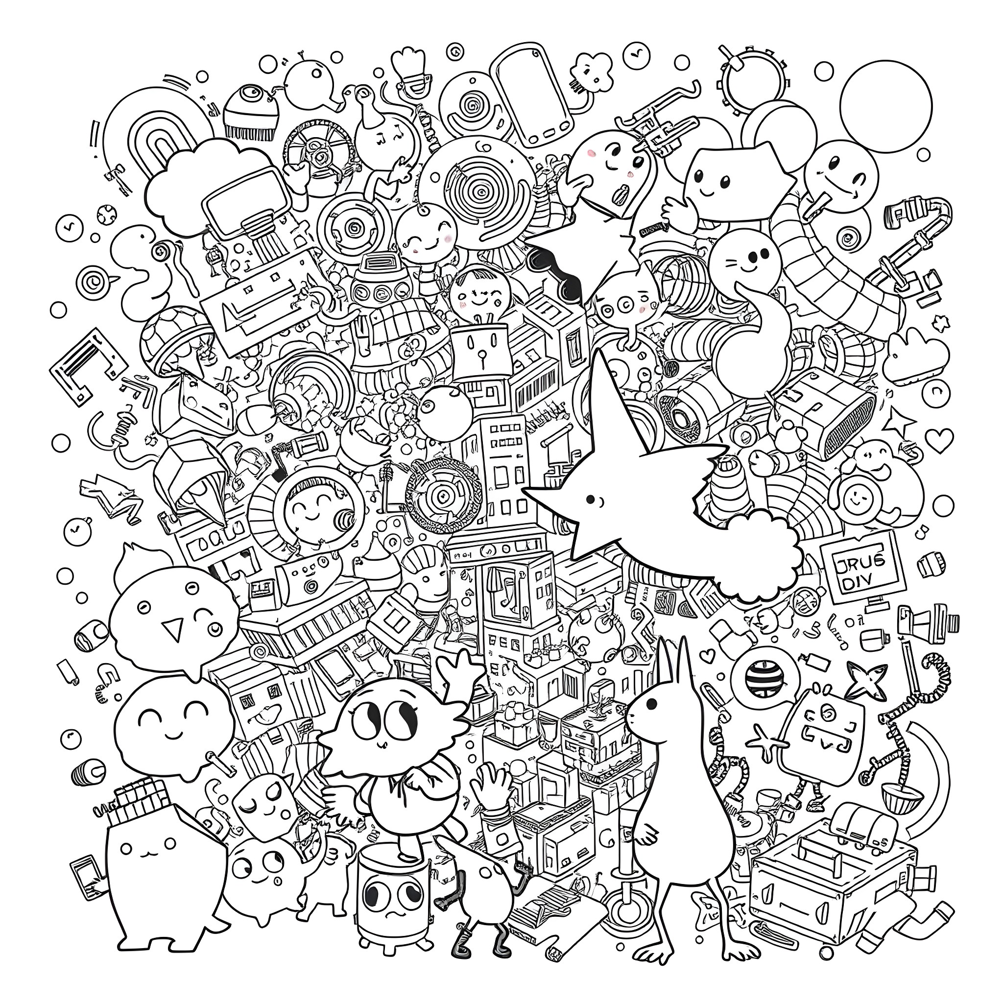 Best Brainrot Coloring Pages (Free Printable PDF)