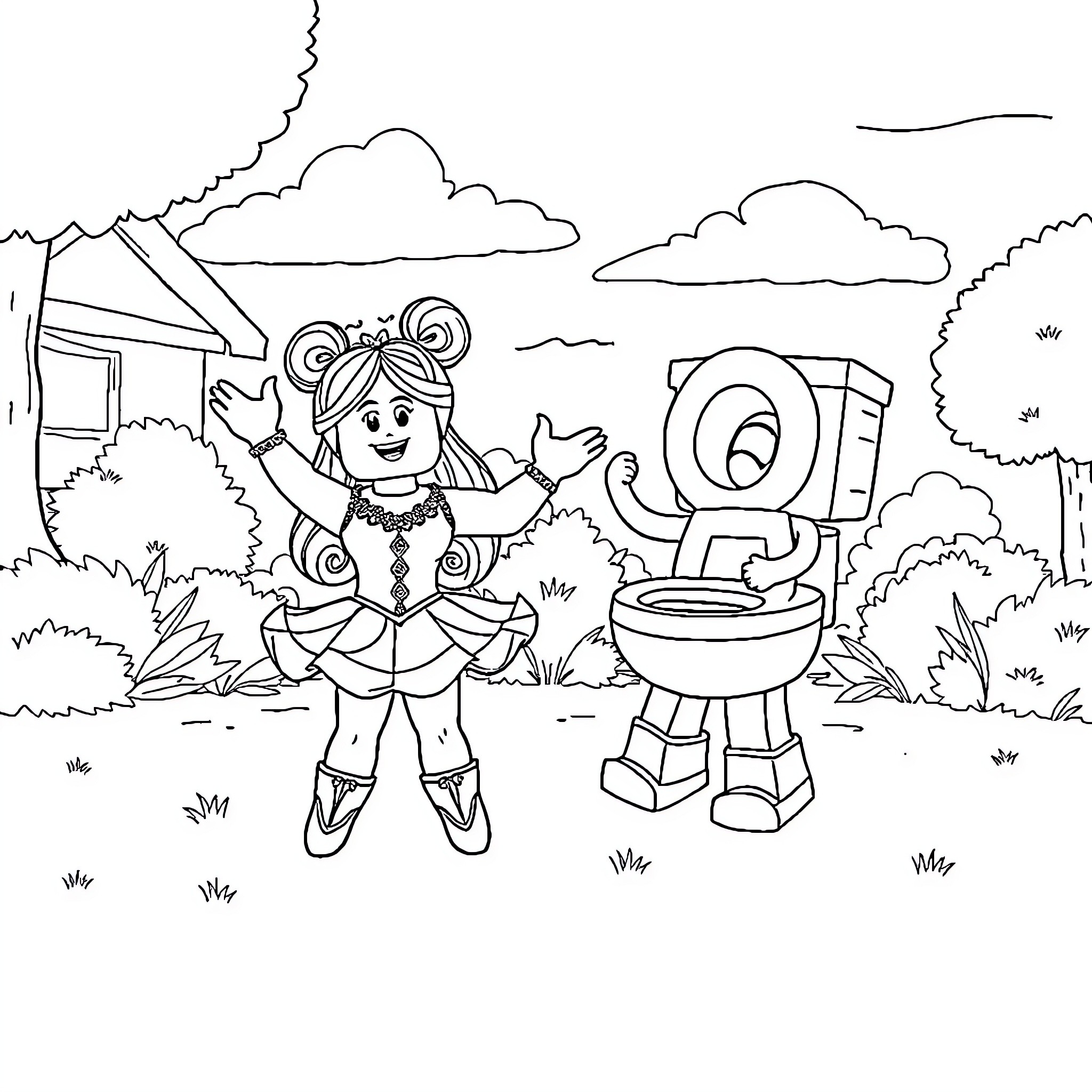 Best Roblox Character Coloring Pages (Free Printable PDF)