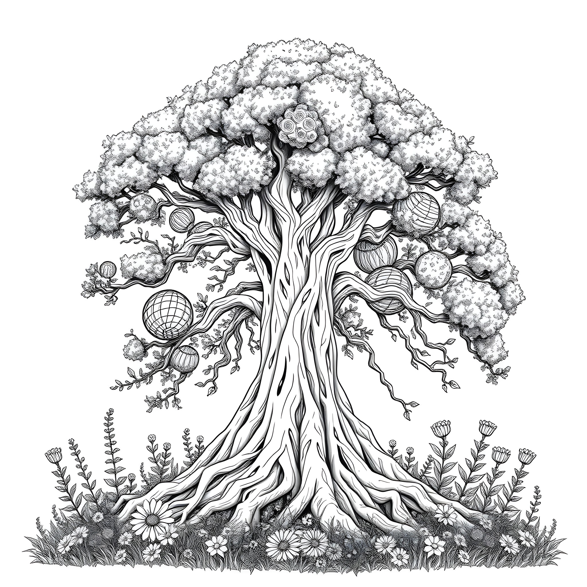49 Best Tree Coloring Pages (Free Printable PDFs)