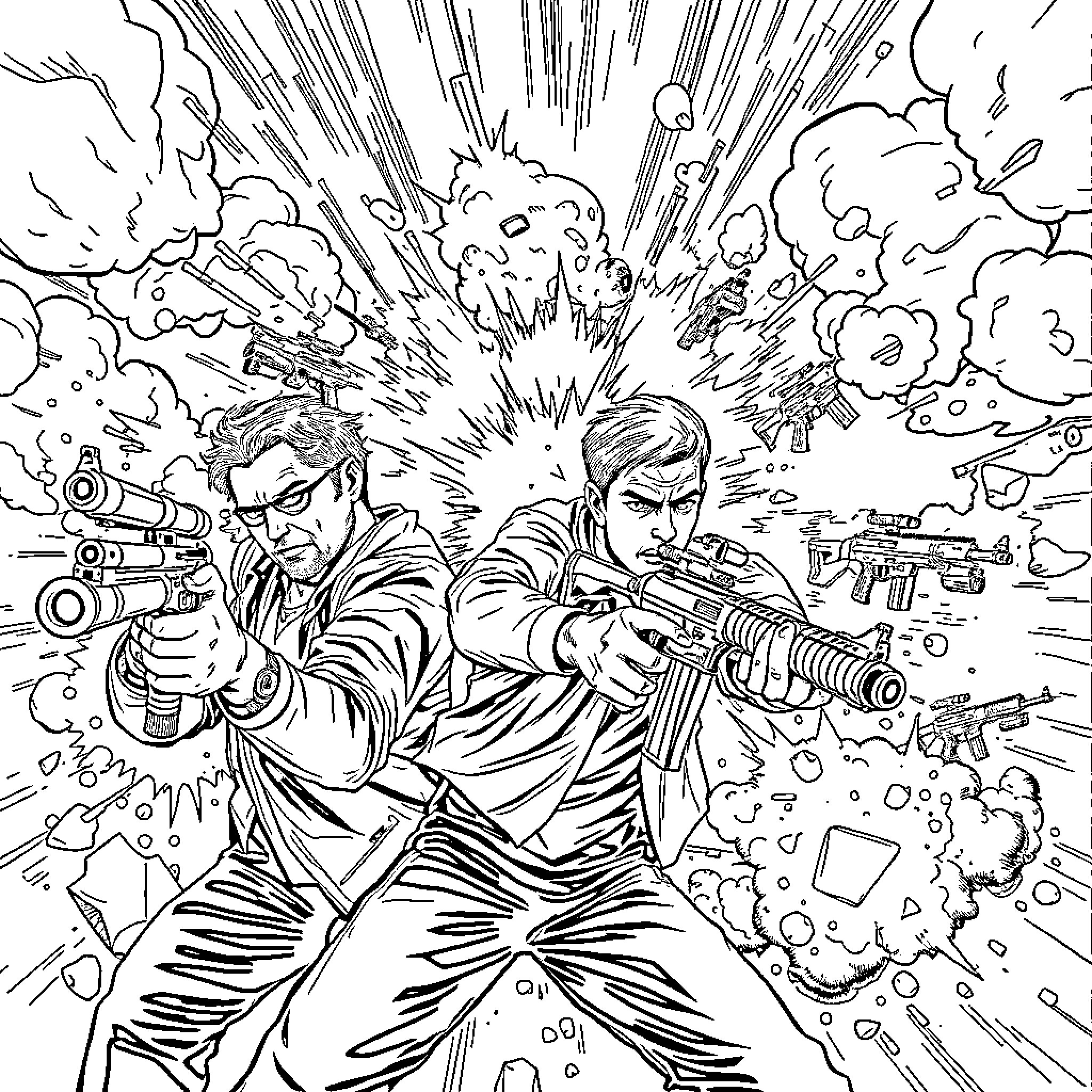 Best Die Hard Coloring Pages (Free Printable PDF)