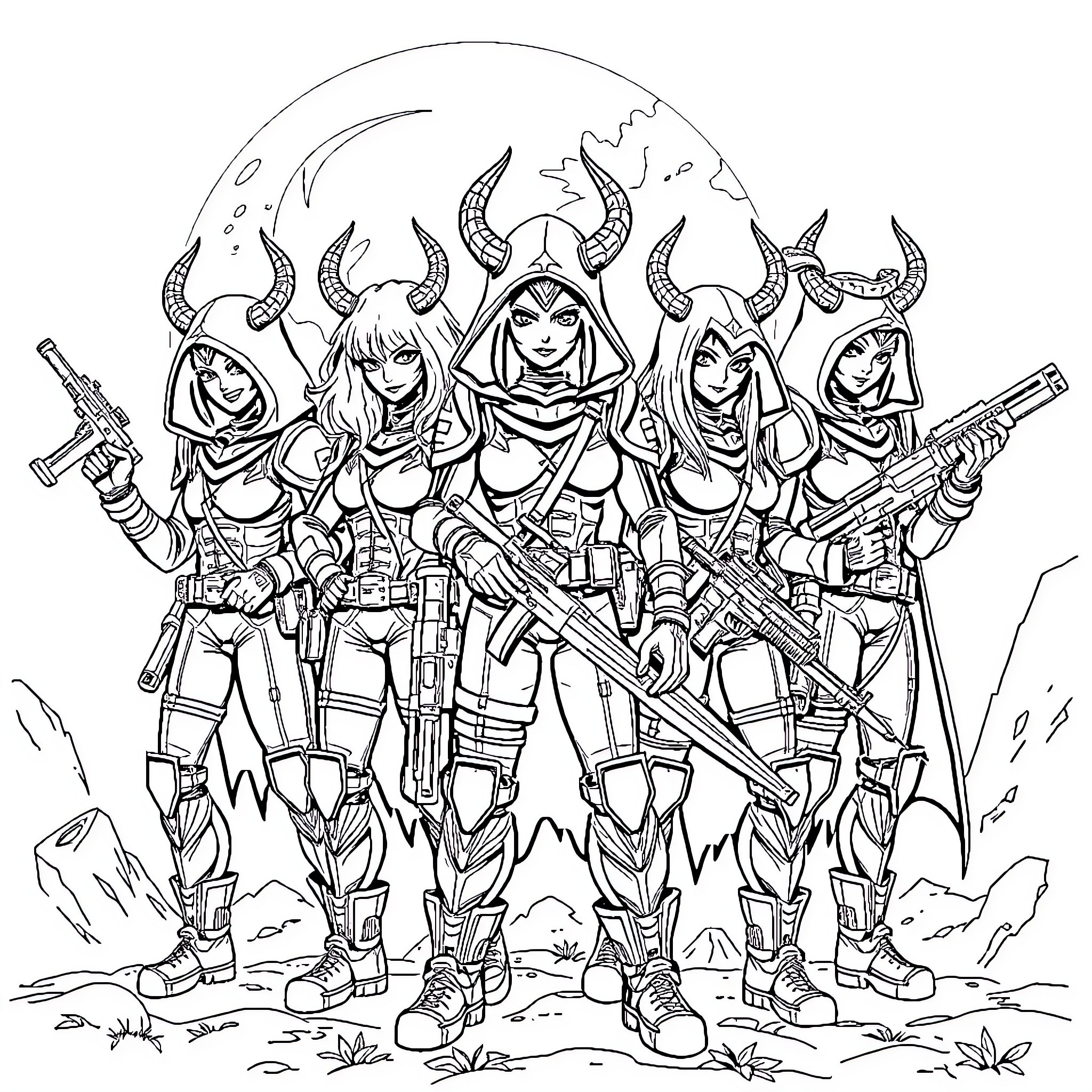 91 Best Huntrix Coloring Pages (Free Printable PDFs)