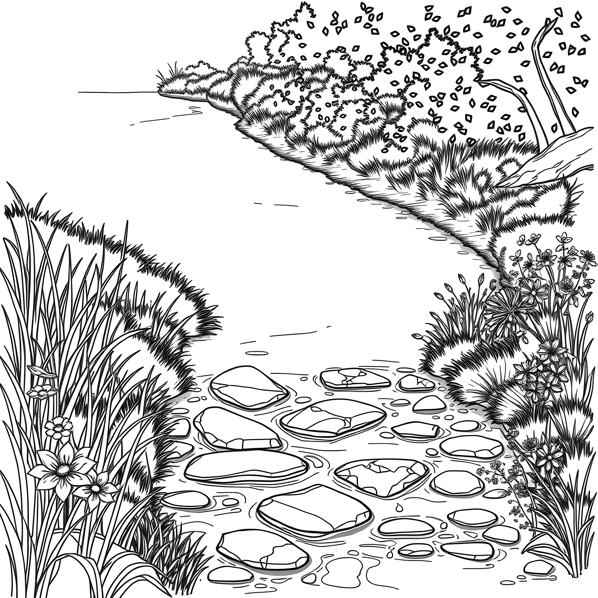 Best Stream Coloring Pages (Free Printable PDF)