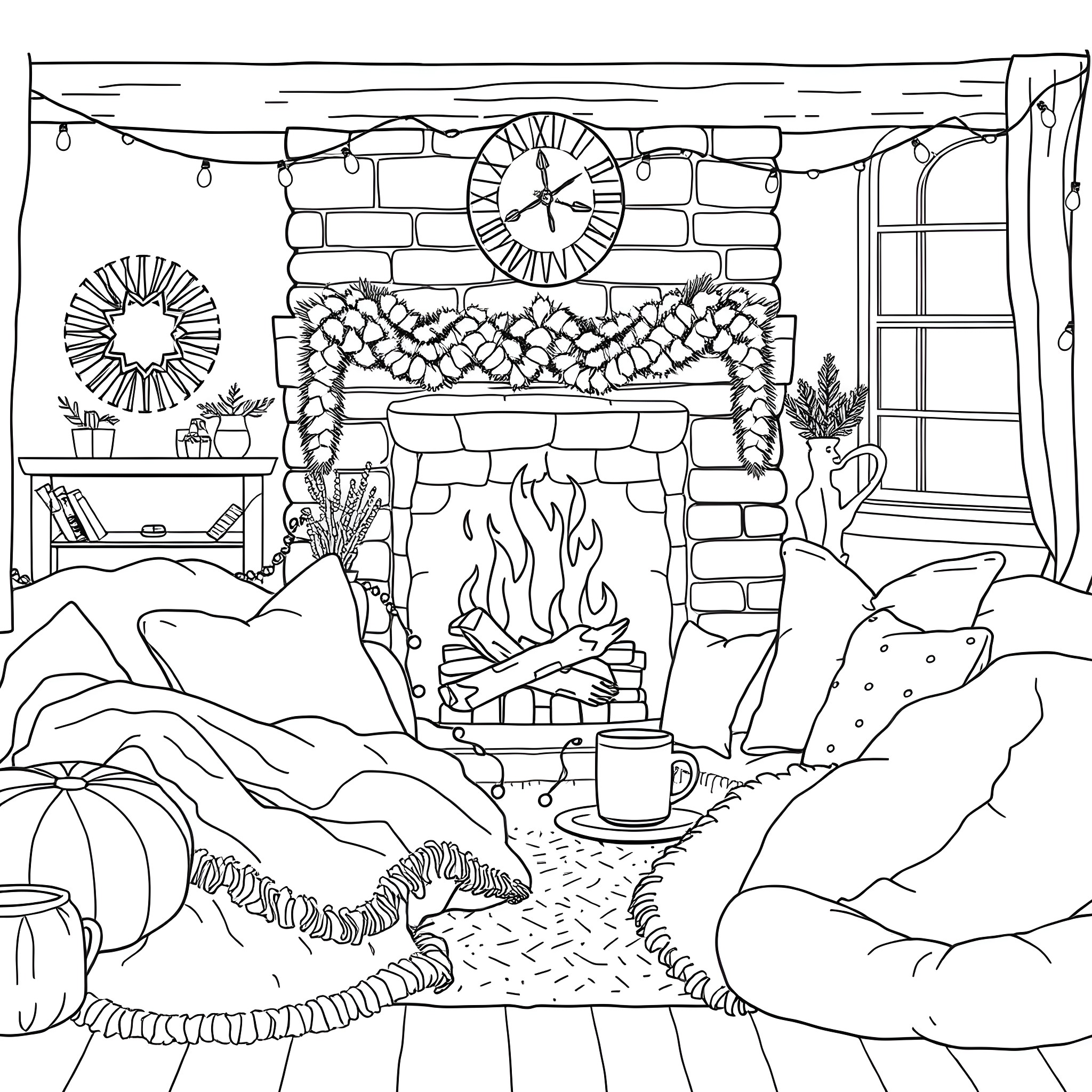Best Hygge Coloring Pages (Free Printable PDF)