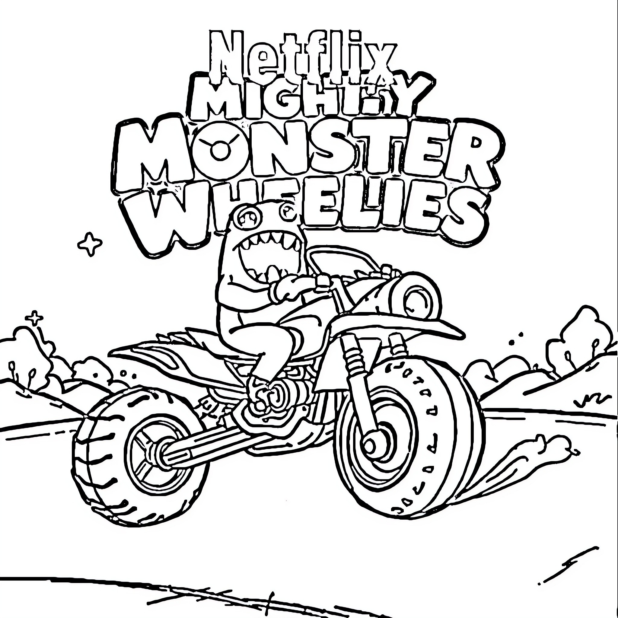 Best Monster Wheelies Coloring Pages (Free Printable PDF)