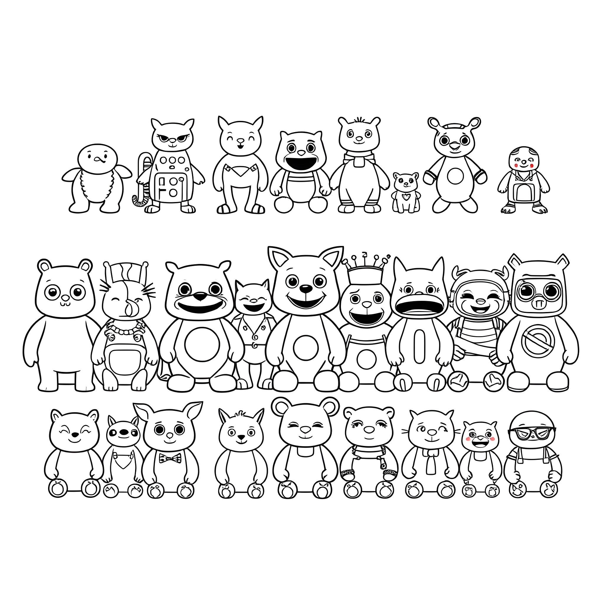 Best Toy Coloring Pages (Free Printable PDF)