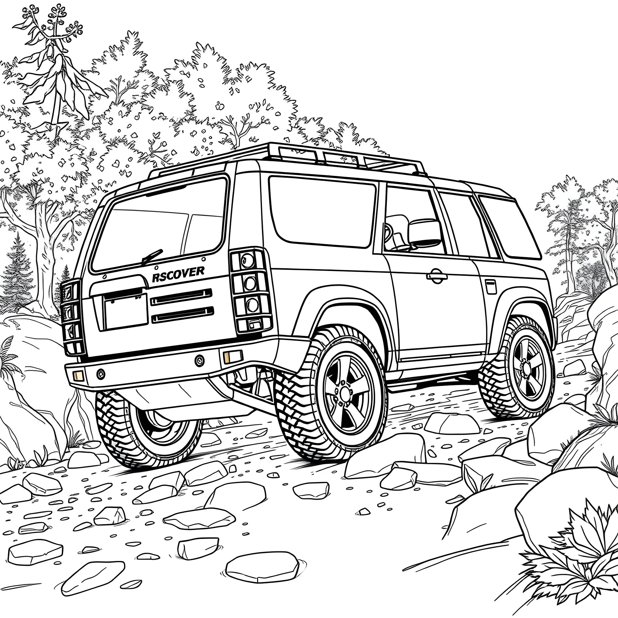 49 Best Land Rover Coloring Pages (Free Printable PDFs)