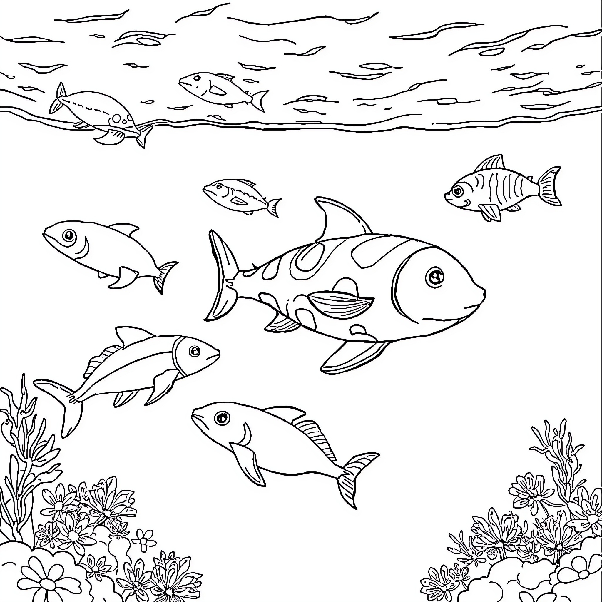 Best Aquatic Animals Coloring Pages (Free Printable PDF)