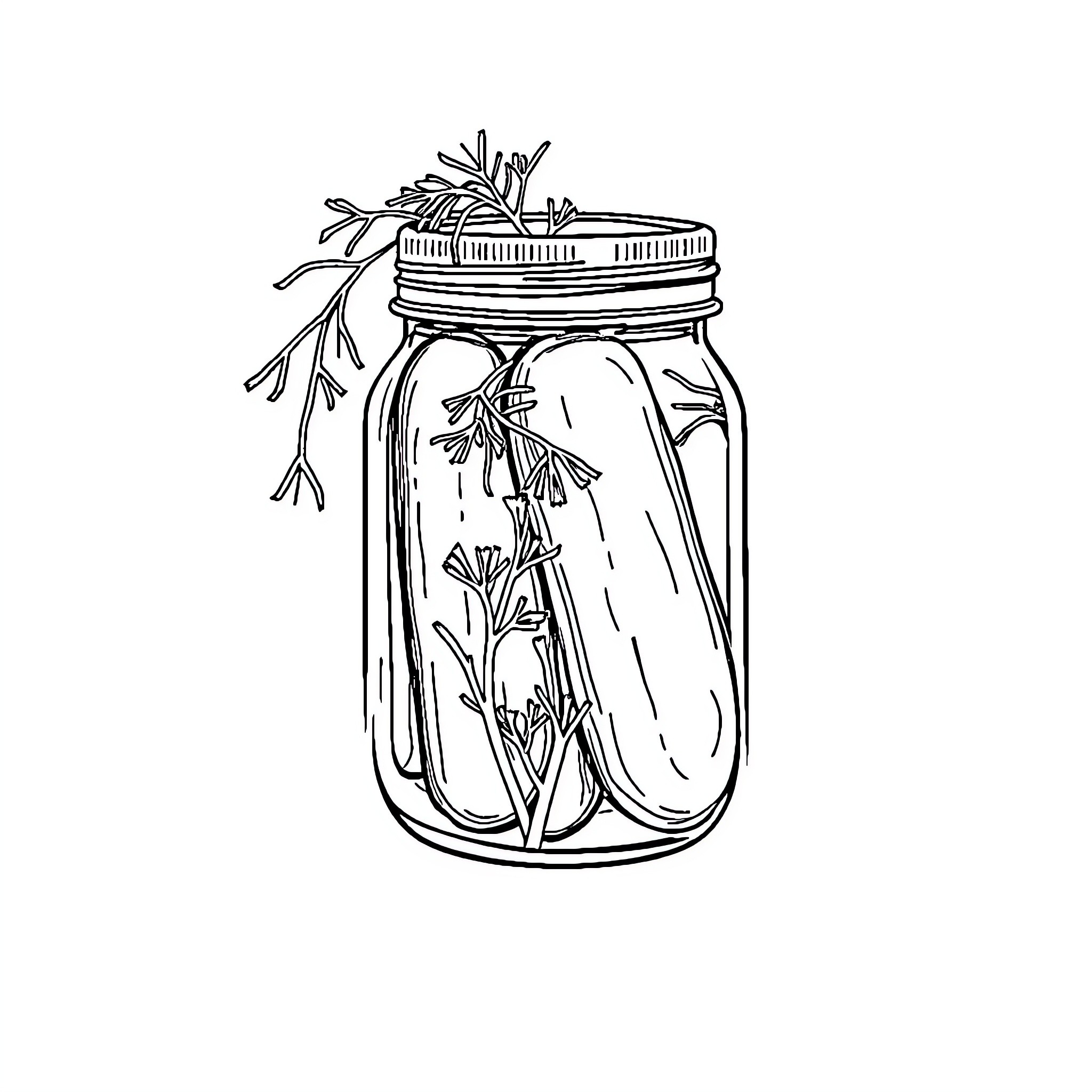 Best Pickle Coloring Pages (Free Printable PDF)
