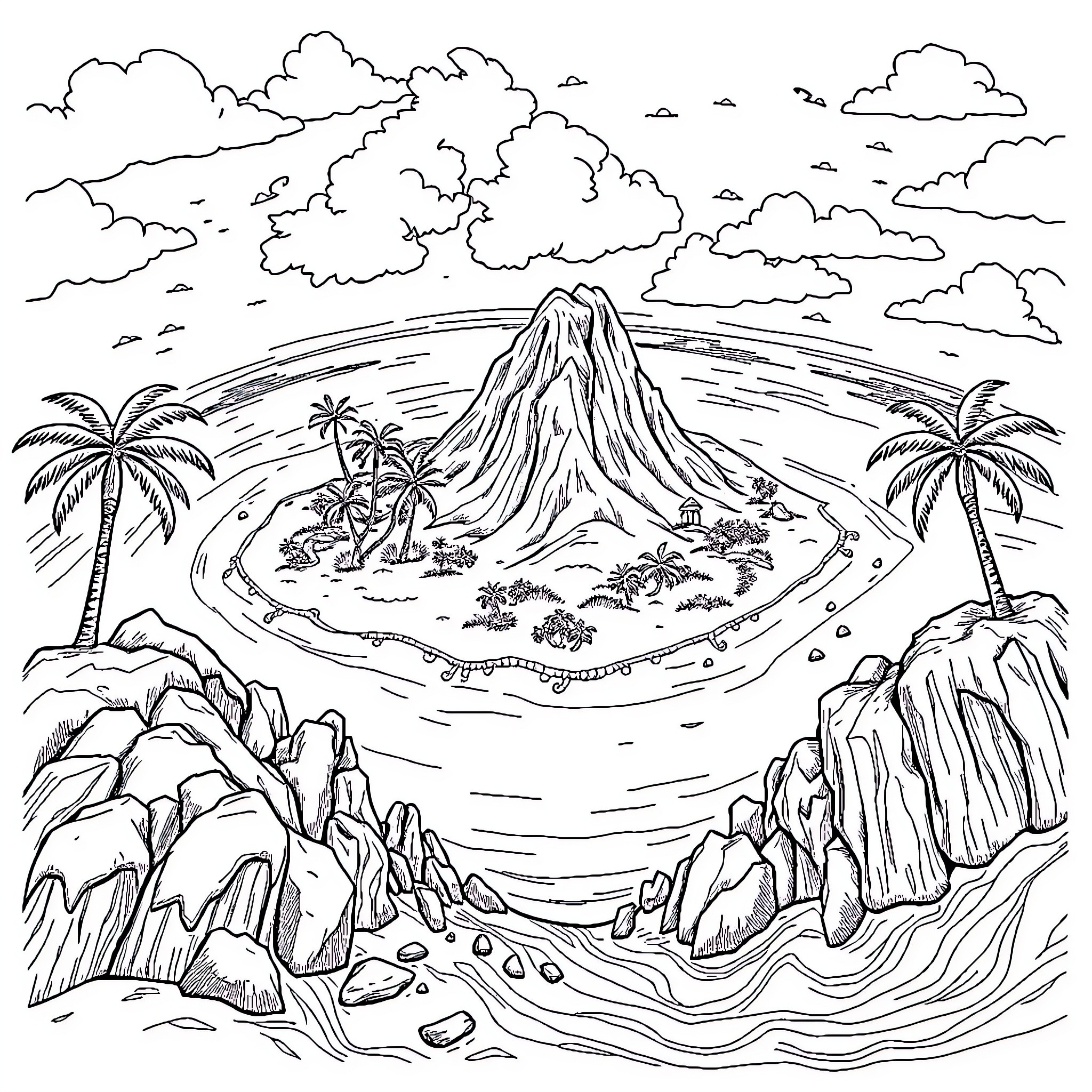 Best Island Coloring Pages (Free Printable PDF)