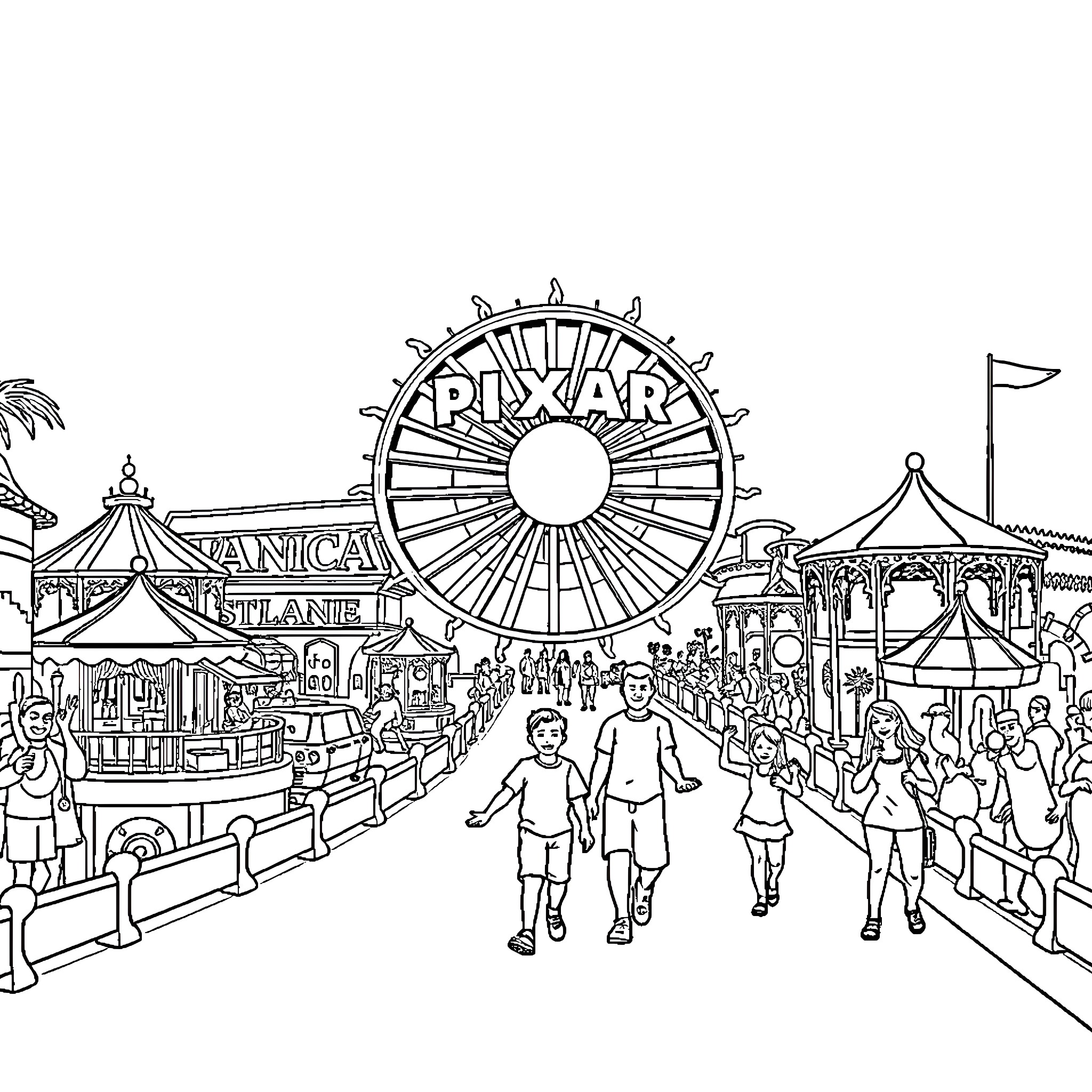Best Disneyland Coloring Pages (Free Printable PDF)