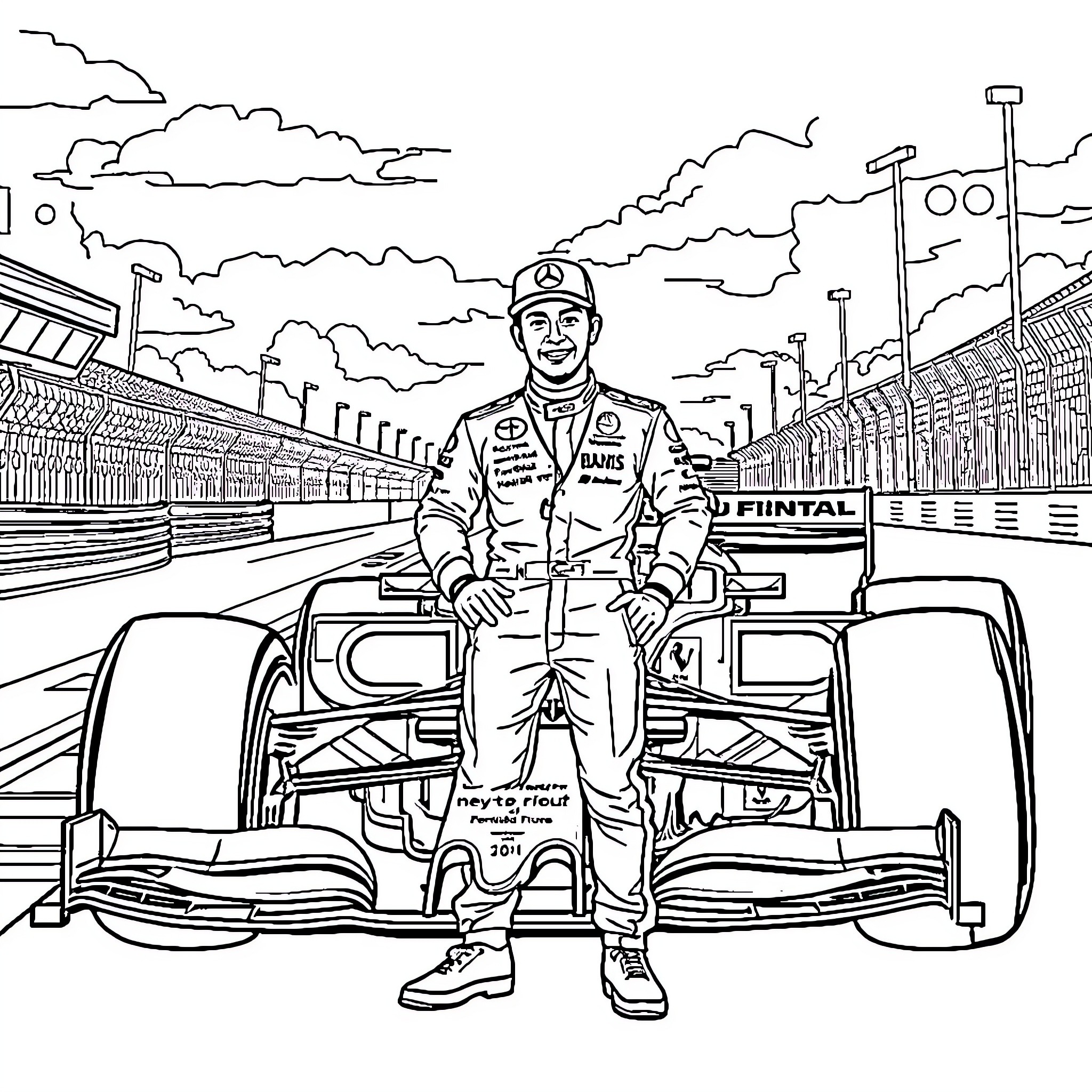Best Lewis Hamilton Coloring Pages (Free Printable PDF)