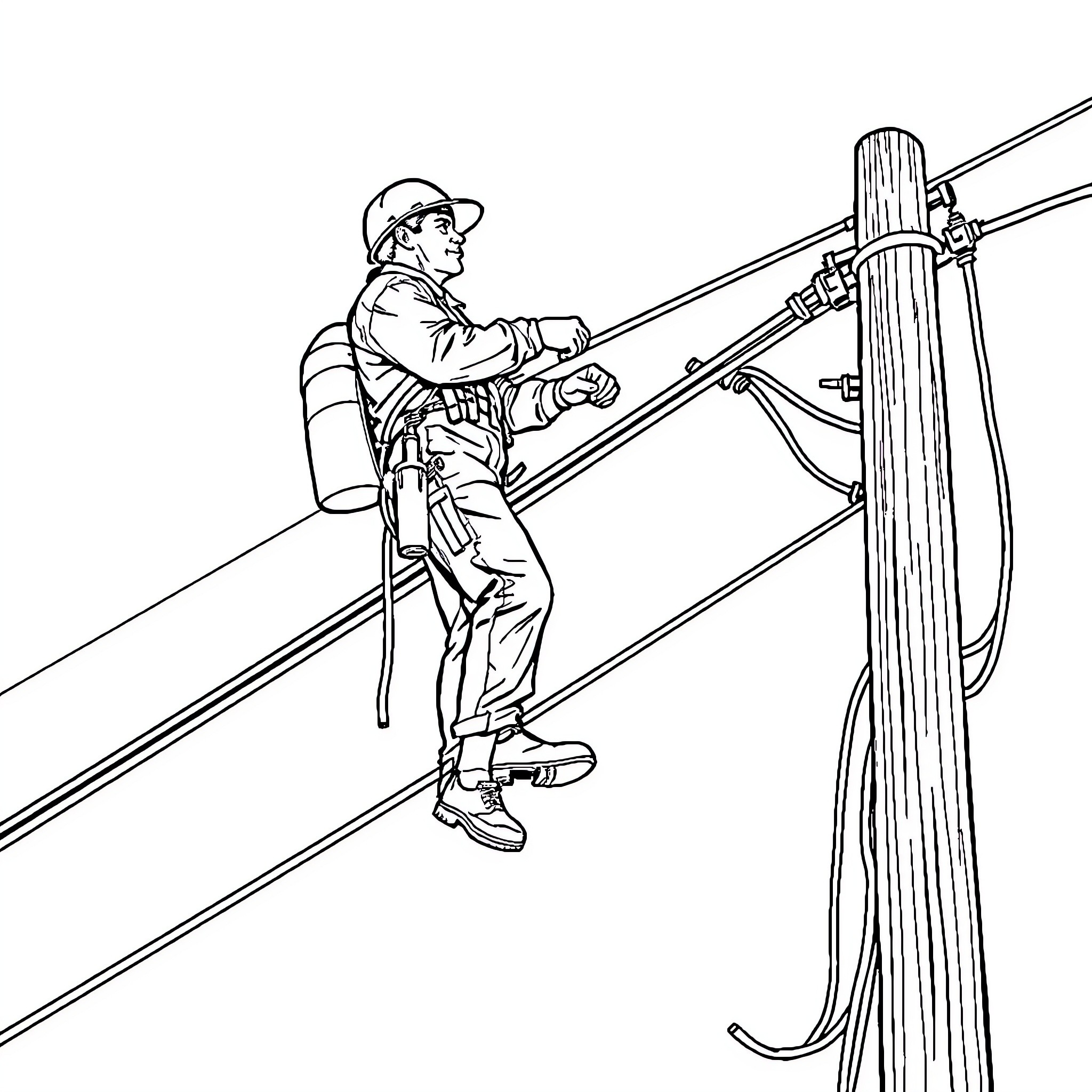 Best Lineman Coloring Pages (Free Printable PDF)