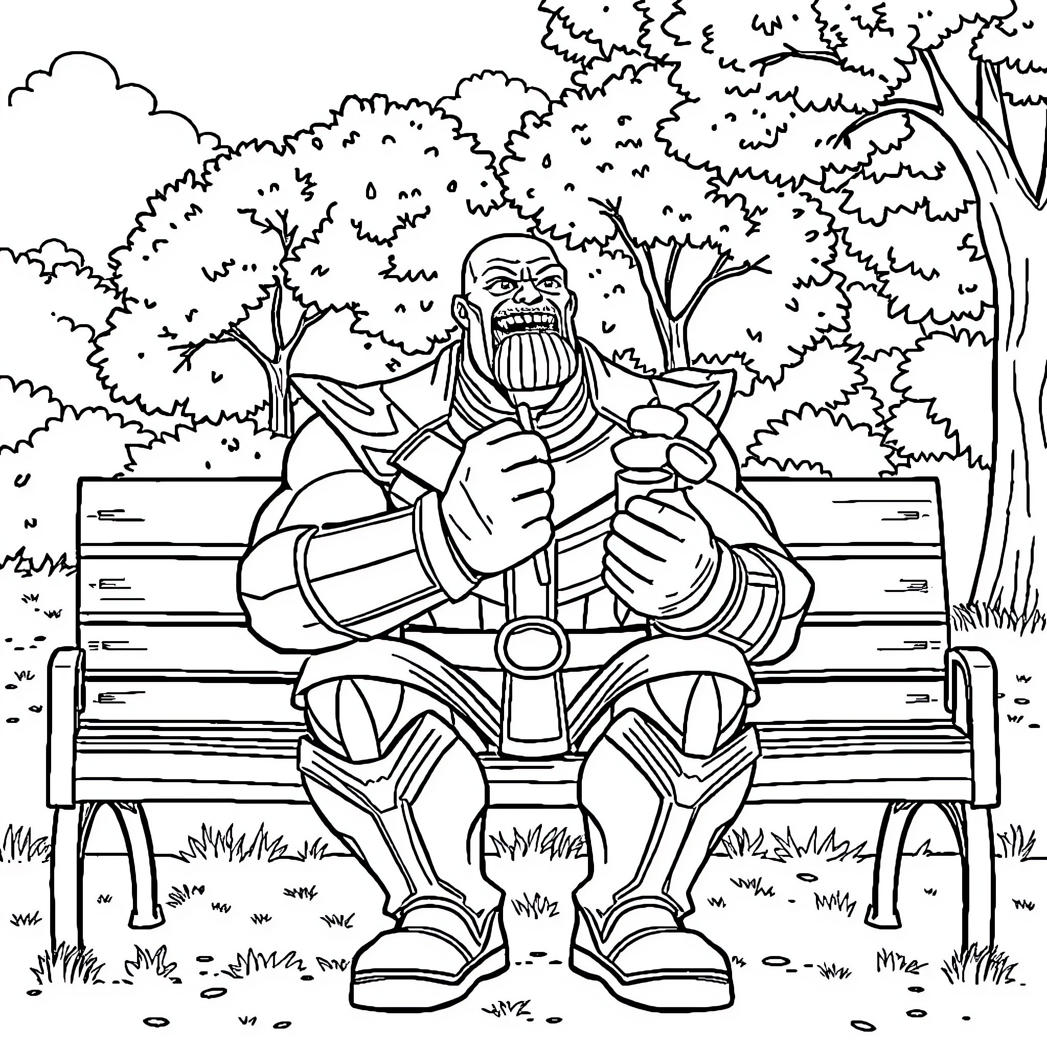 Best Thanos Coloring Pages (Free Printable PDF)