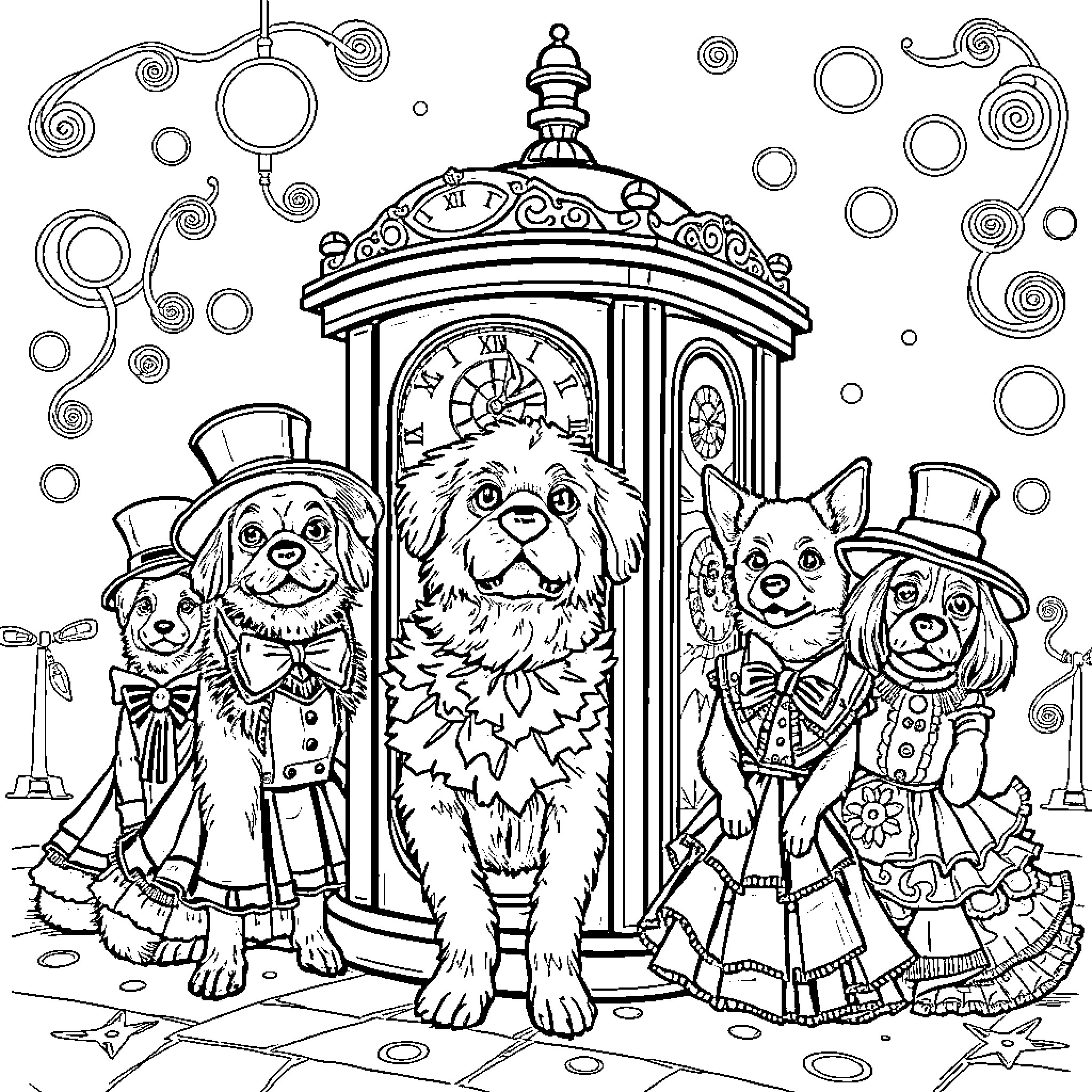Best Time Machine Coloring Pages (Free Printable PDF)
