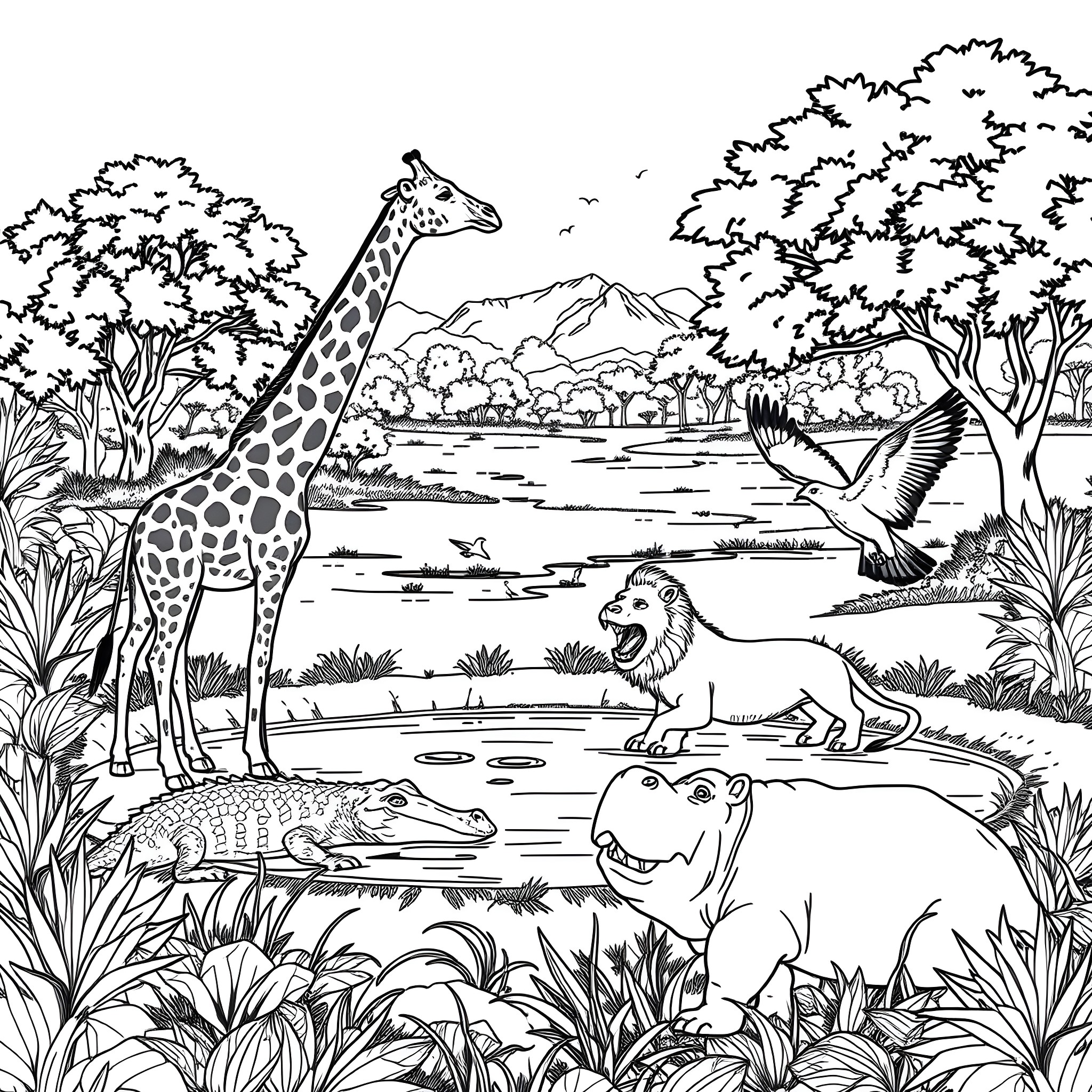 118 Best Animal Coloring Pages (Free Printable PDFs)