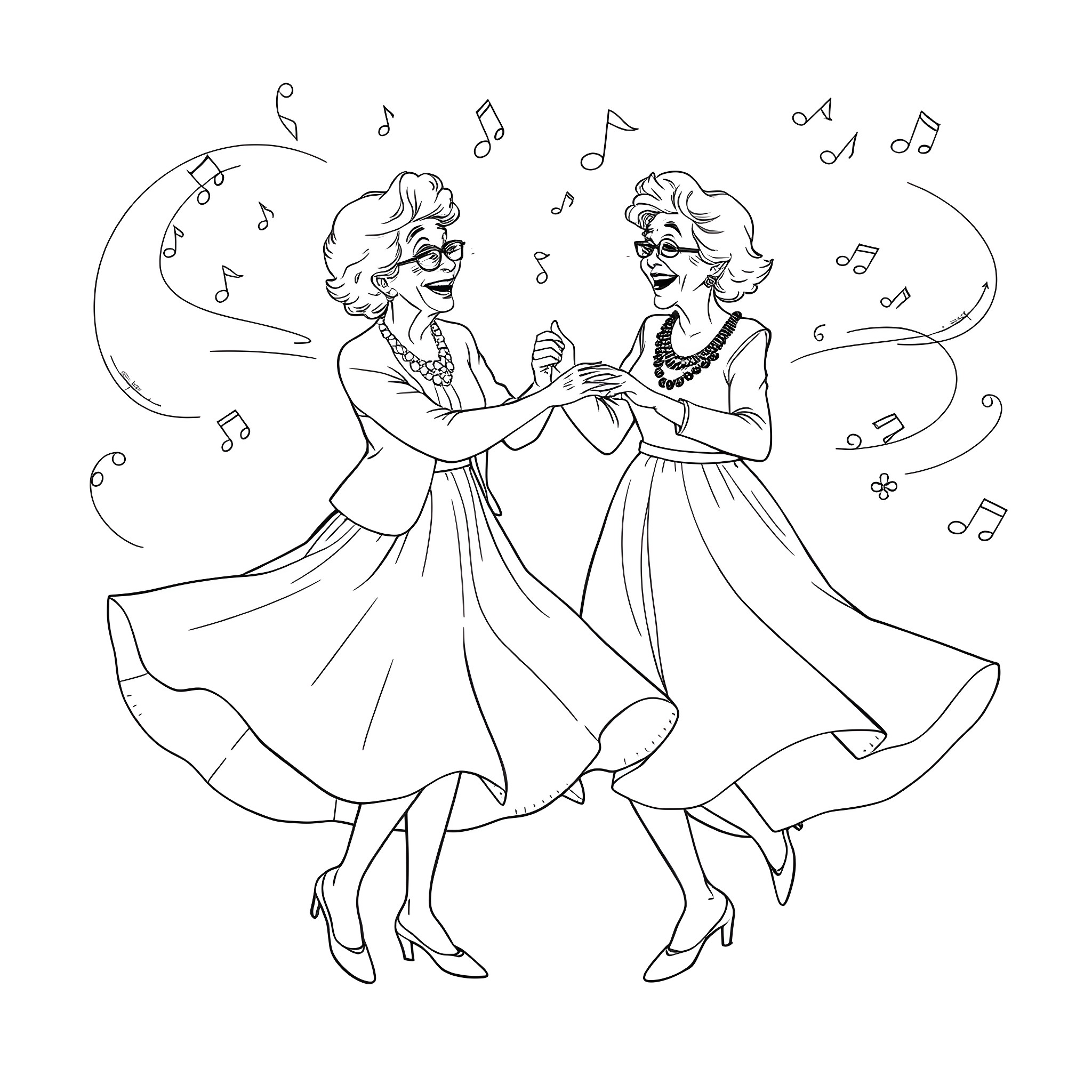 Best Old Lady Coloring Pages (Free Printable PDF)