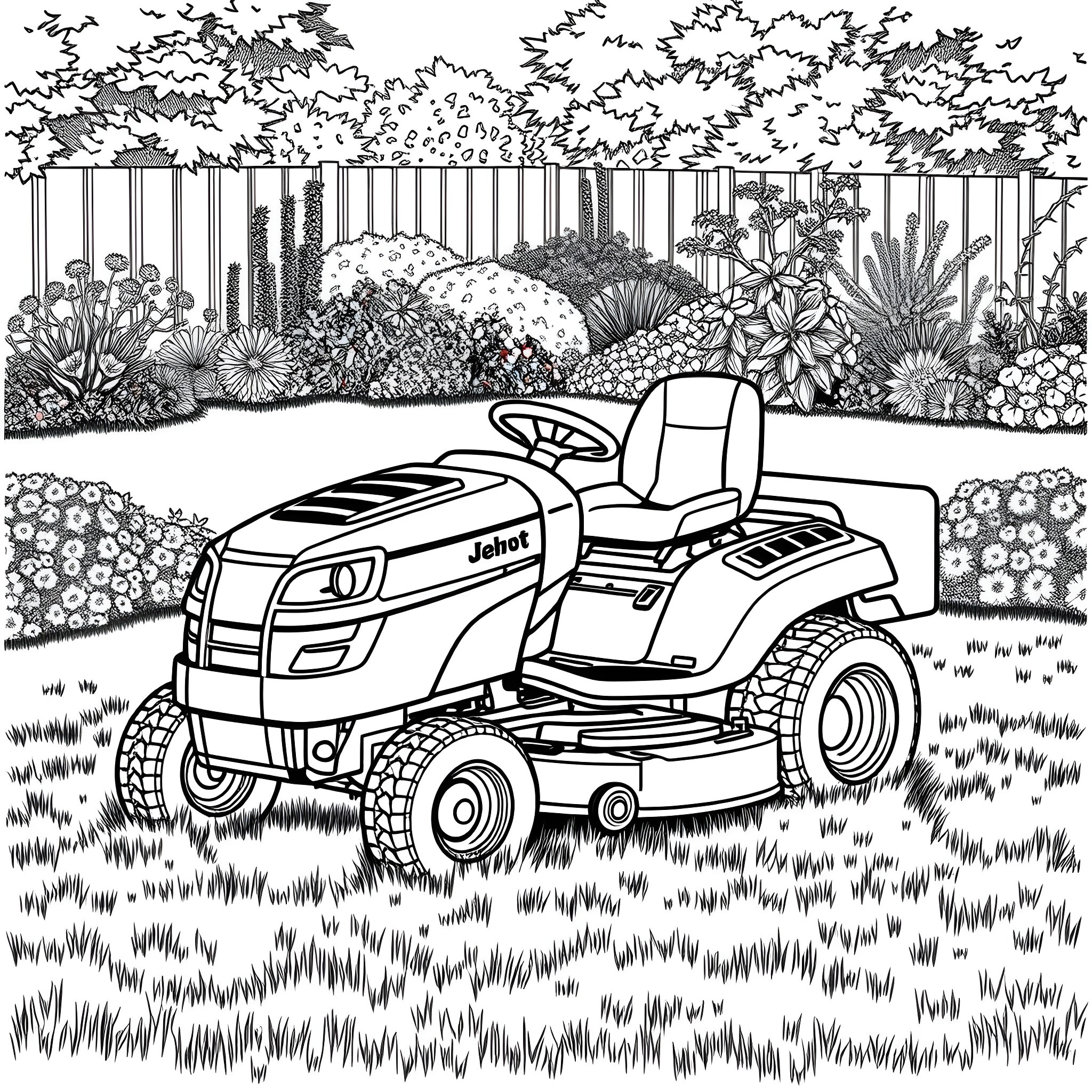 Best Mower Coloring Pages (Free Printable PDF)