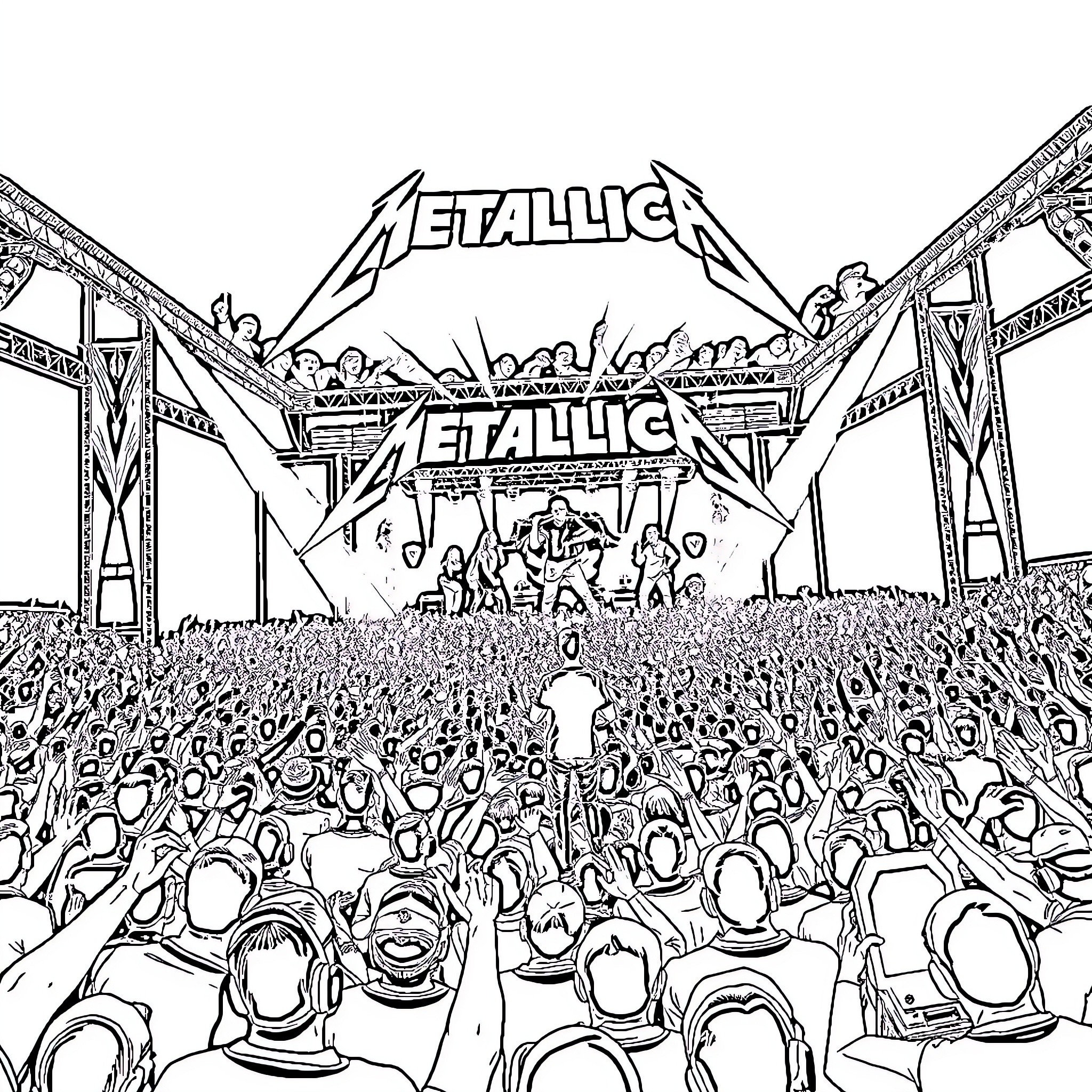 Best Metallica Coloring Pages (Free Printable PDF)