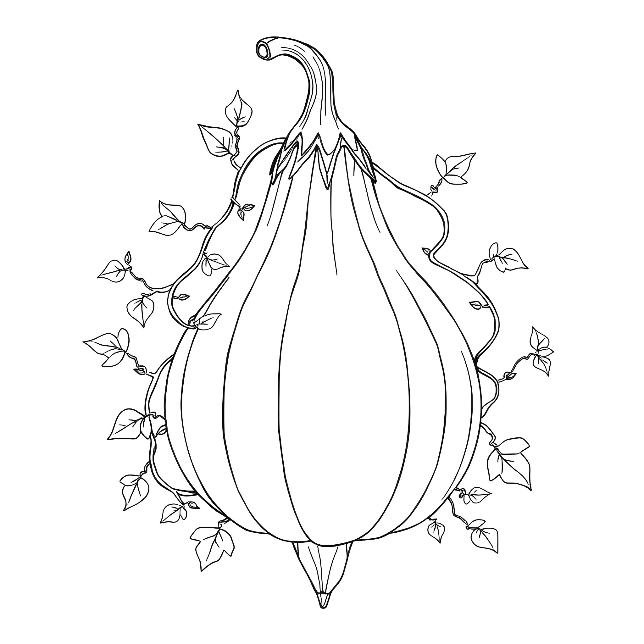 Best Gourd Coloring Pages (Free Printable PDF)