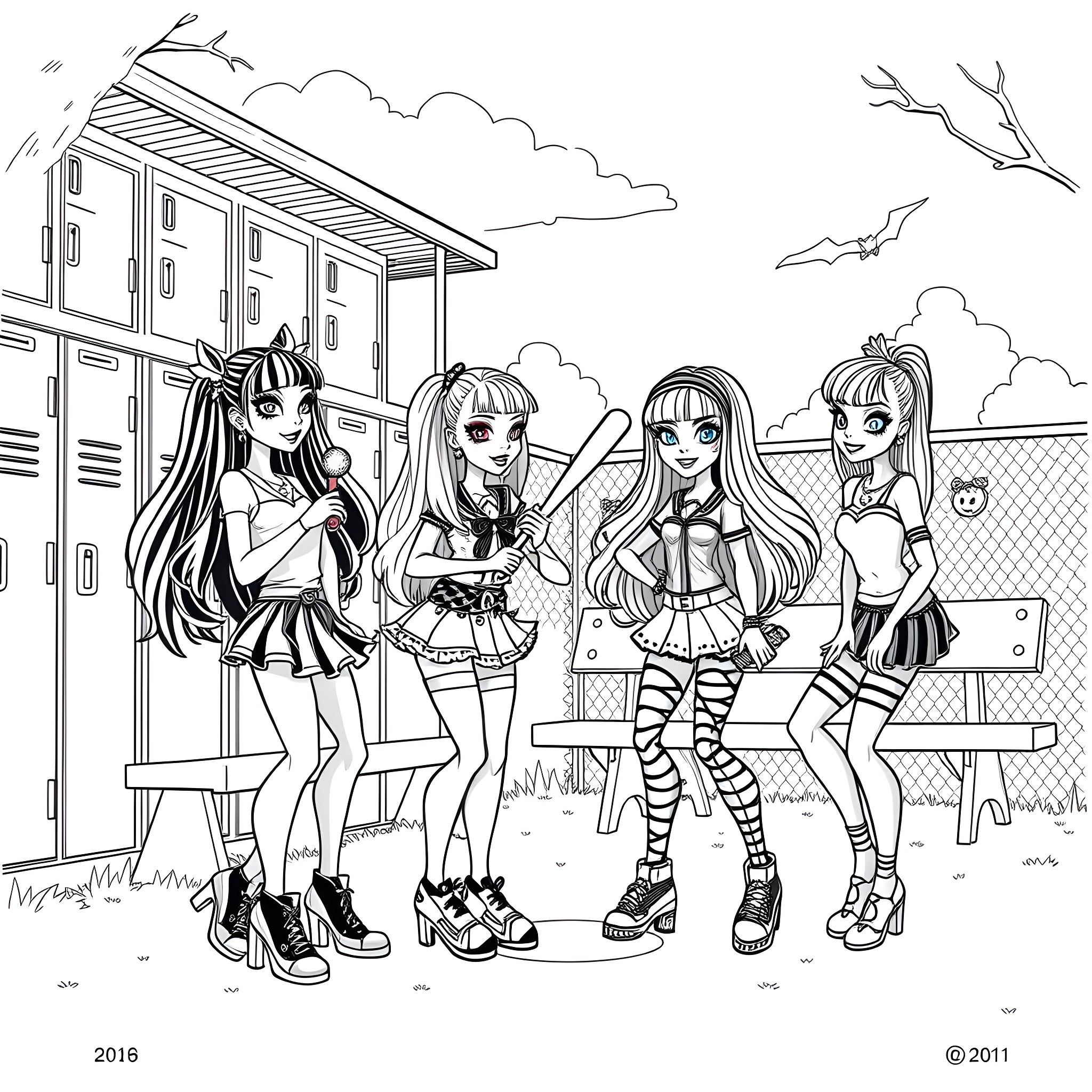 Best Monster High Coloring Pages (Free Printable PDF)