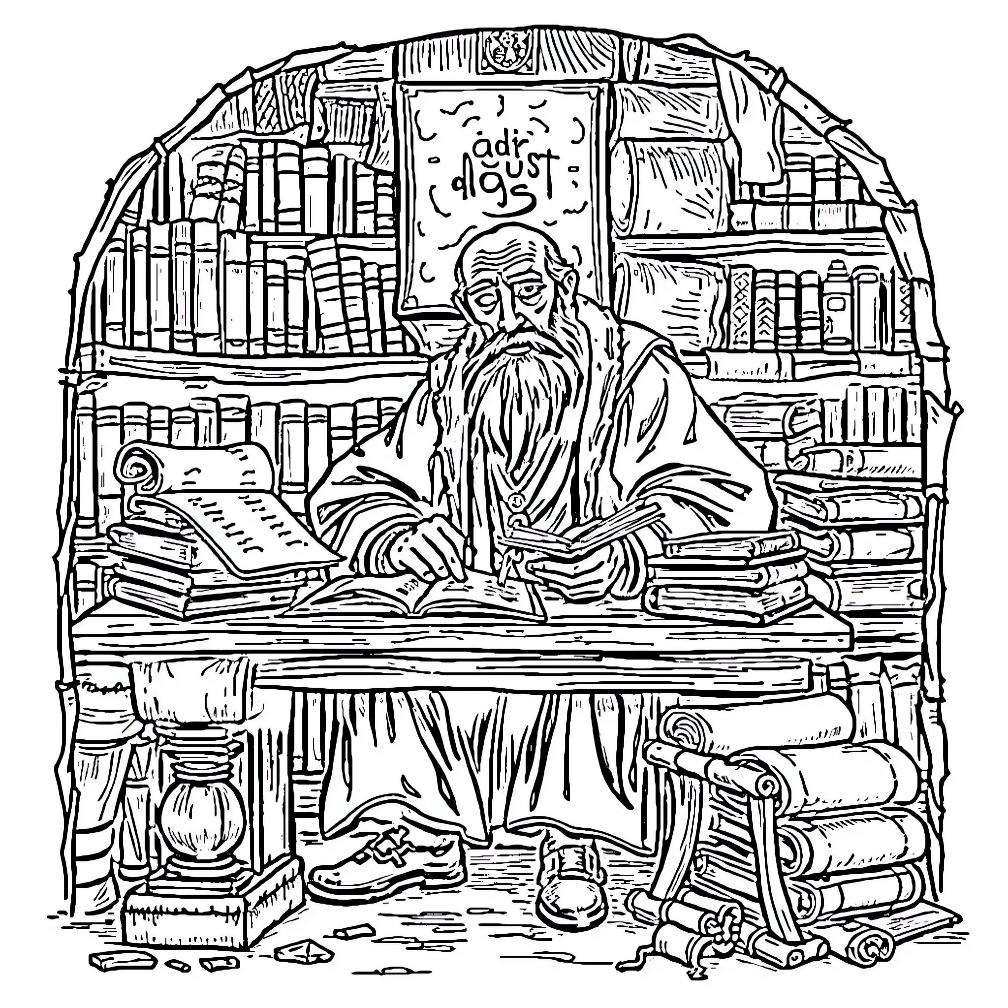 Best Scholar Coloring Pages (Free Printable PDF)