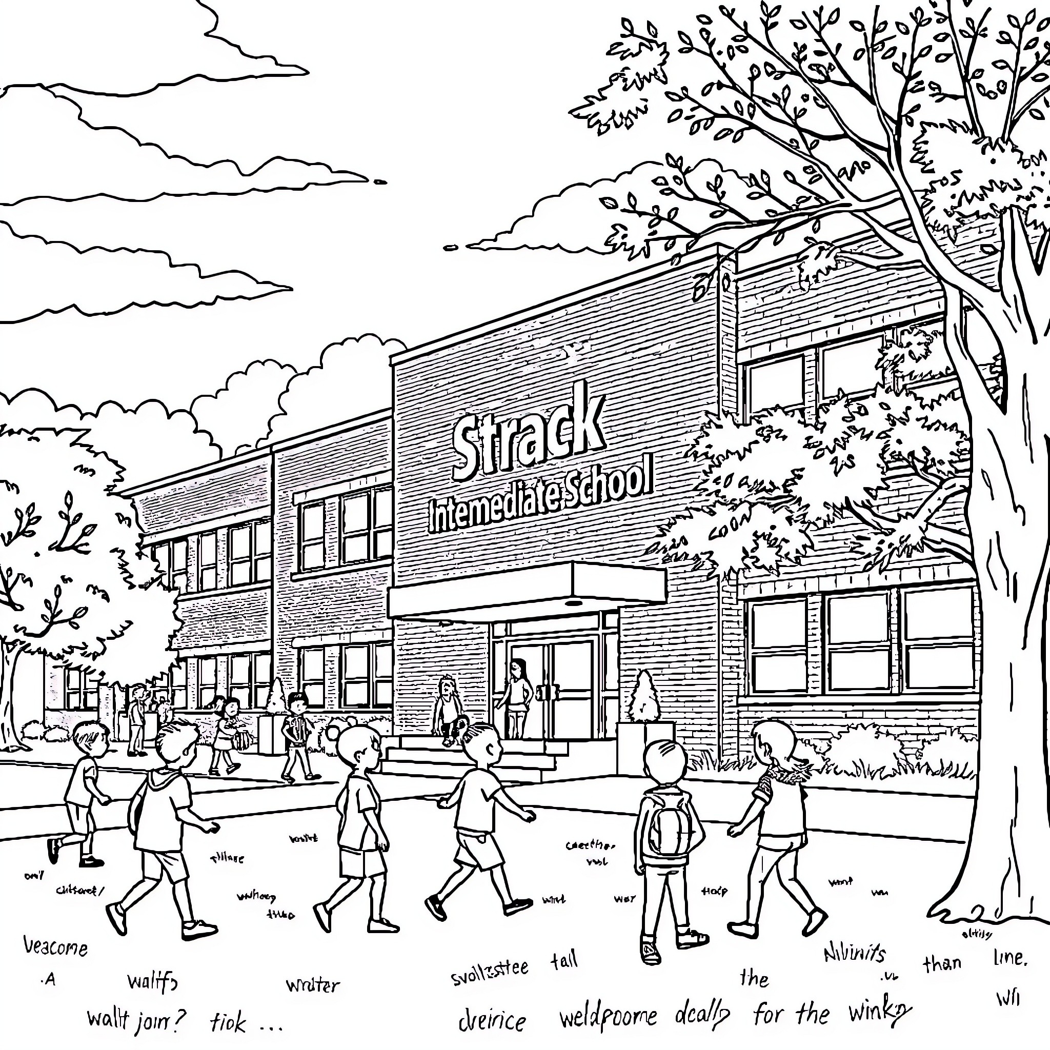 Best School Coloring Pages (Free Printable PDF)