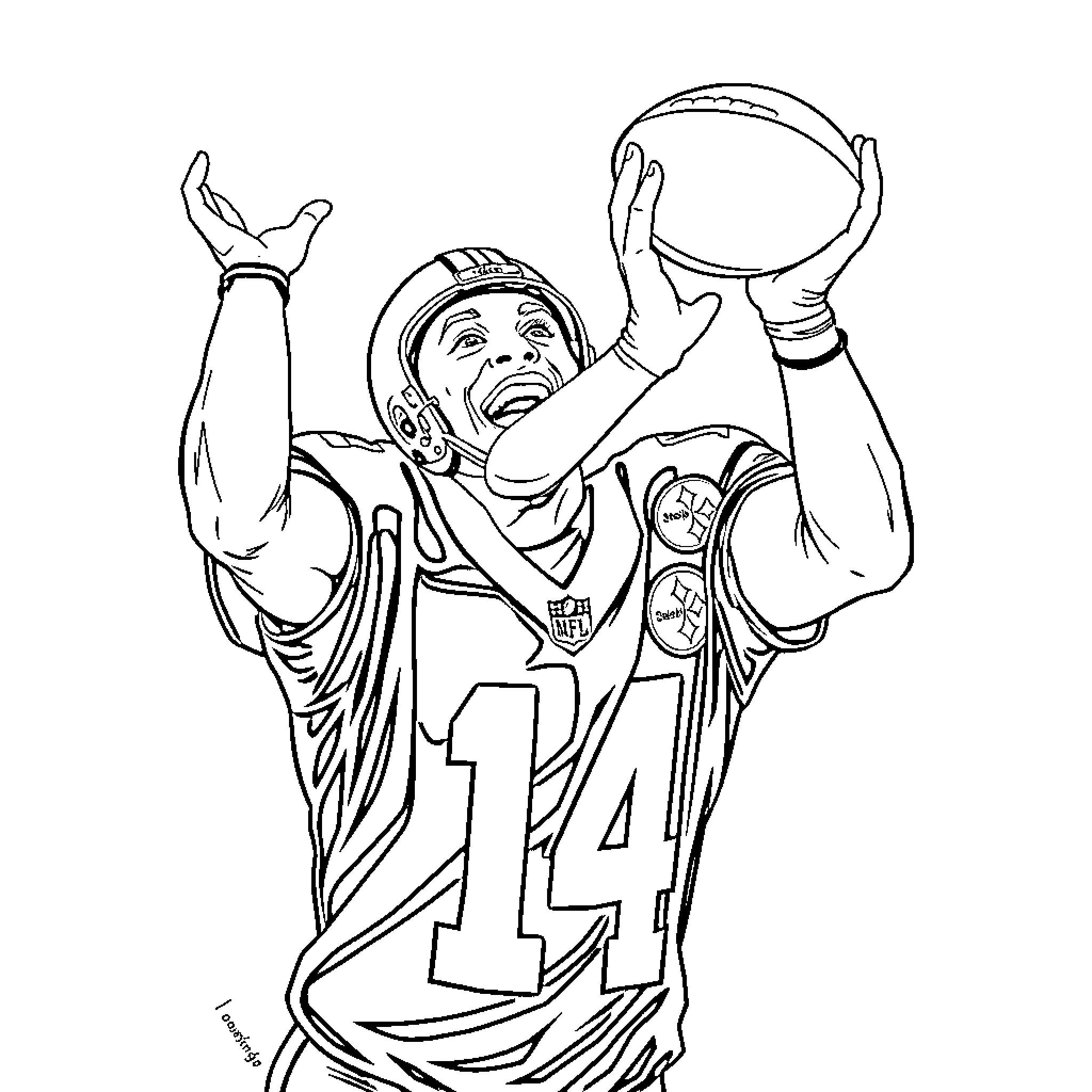 Best George Pickens Coloring Pages (Free Printable PDF)