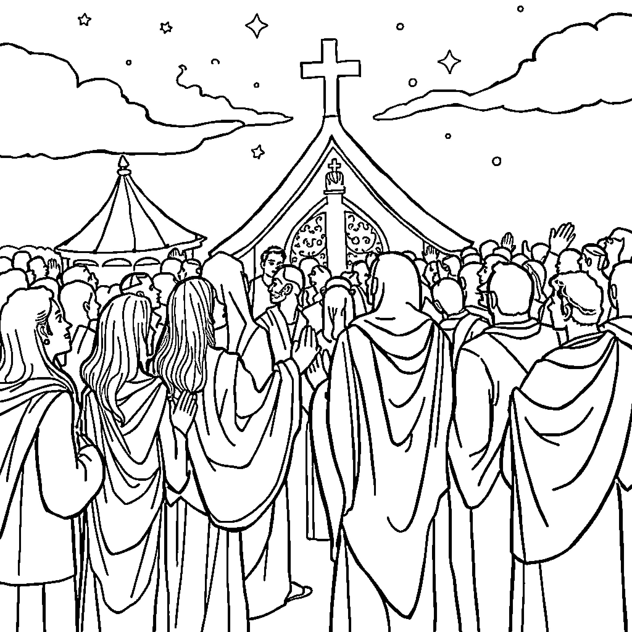 Best Religion Coloring Pages (Free Printable PDF)