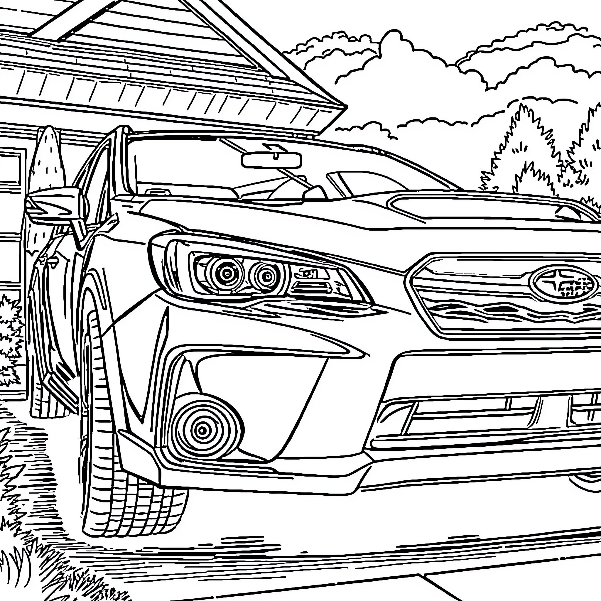 Best Subaru Coloring Pages (Free Printable PDF)
