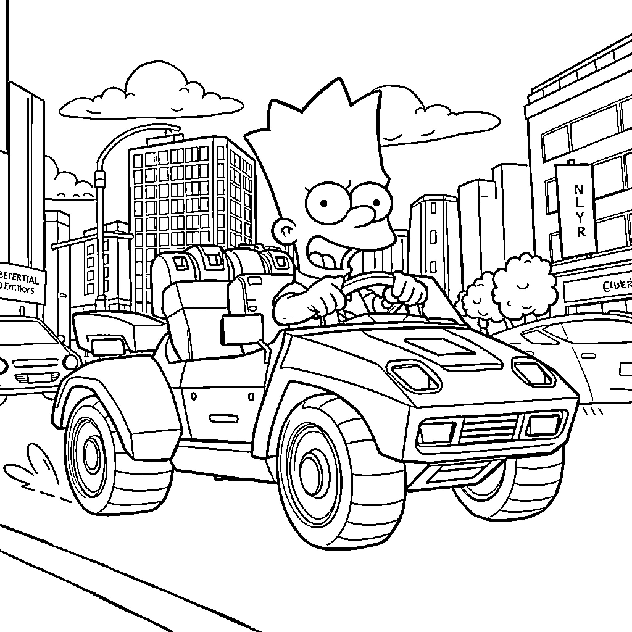 Best Bart Simpson Coloring Pages (Free Printable PDF)