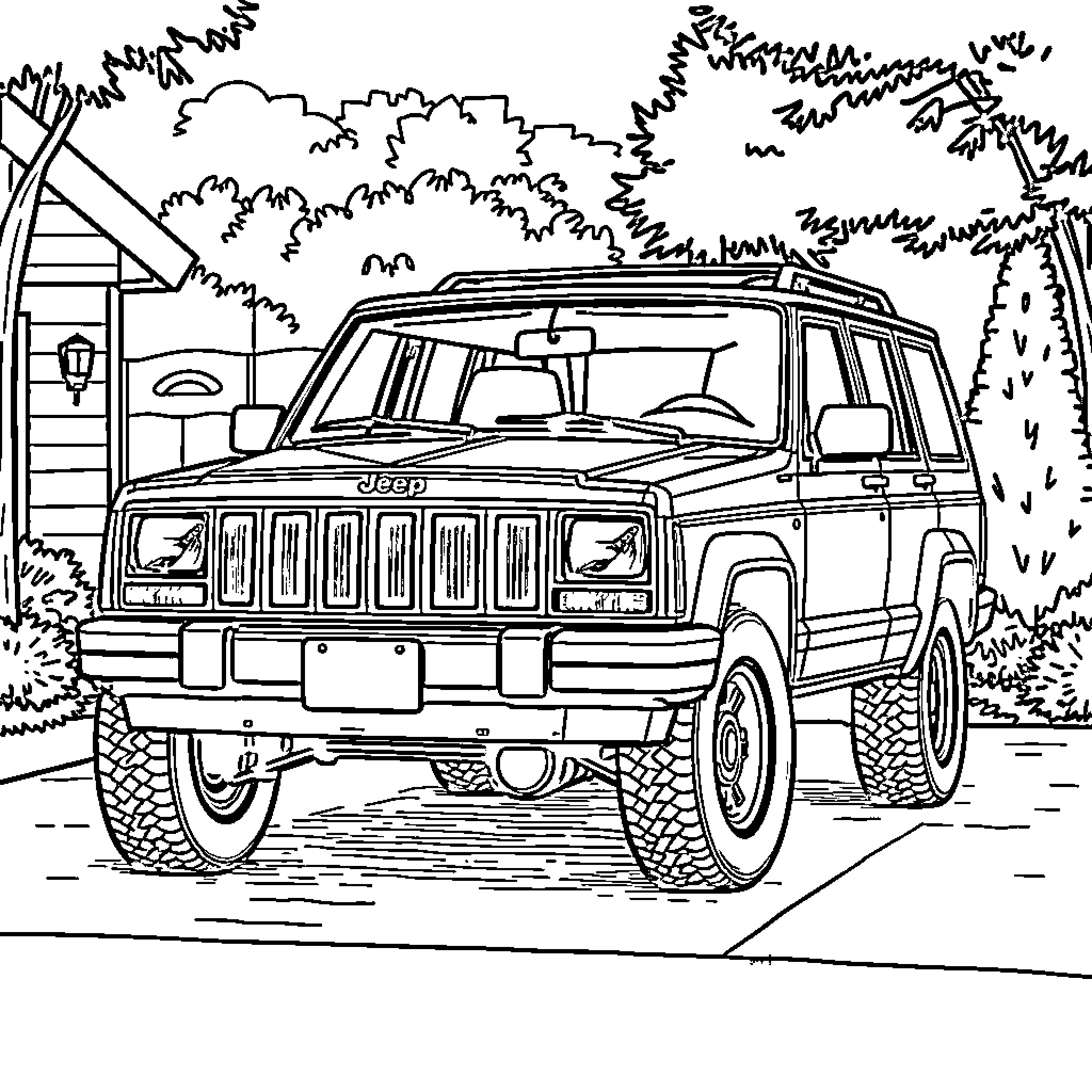 Best Jeep Coloring Pages (Free Printable PDF)