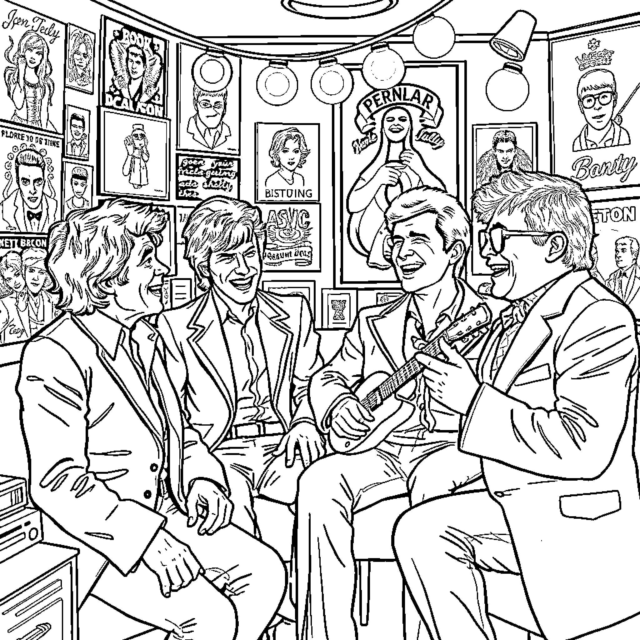 Best Musician Coloring Pages (Free Printable PDF)