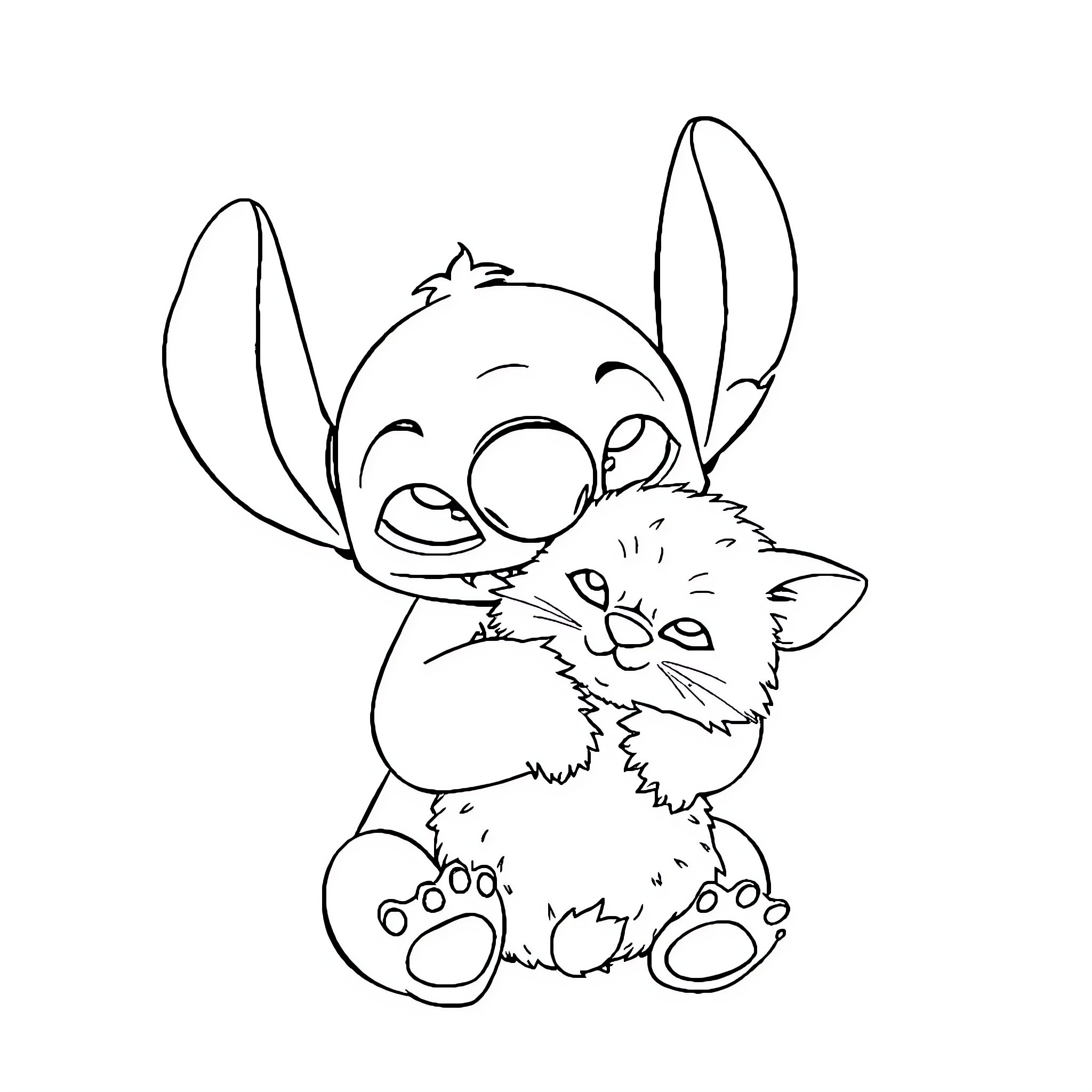 Best Stitch Coloring Pages (Free Printable PDF)