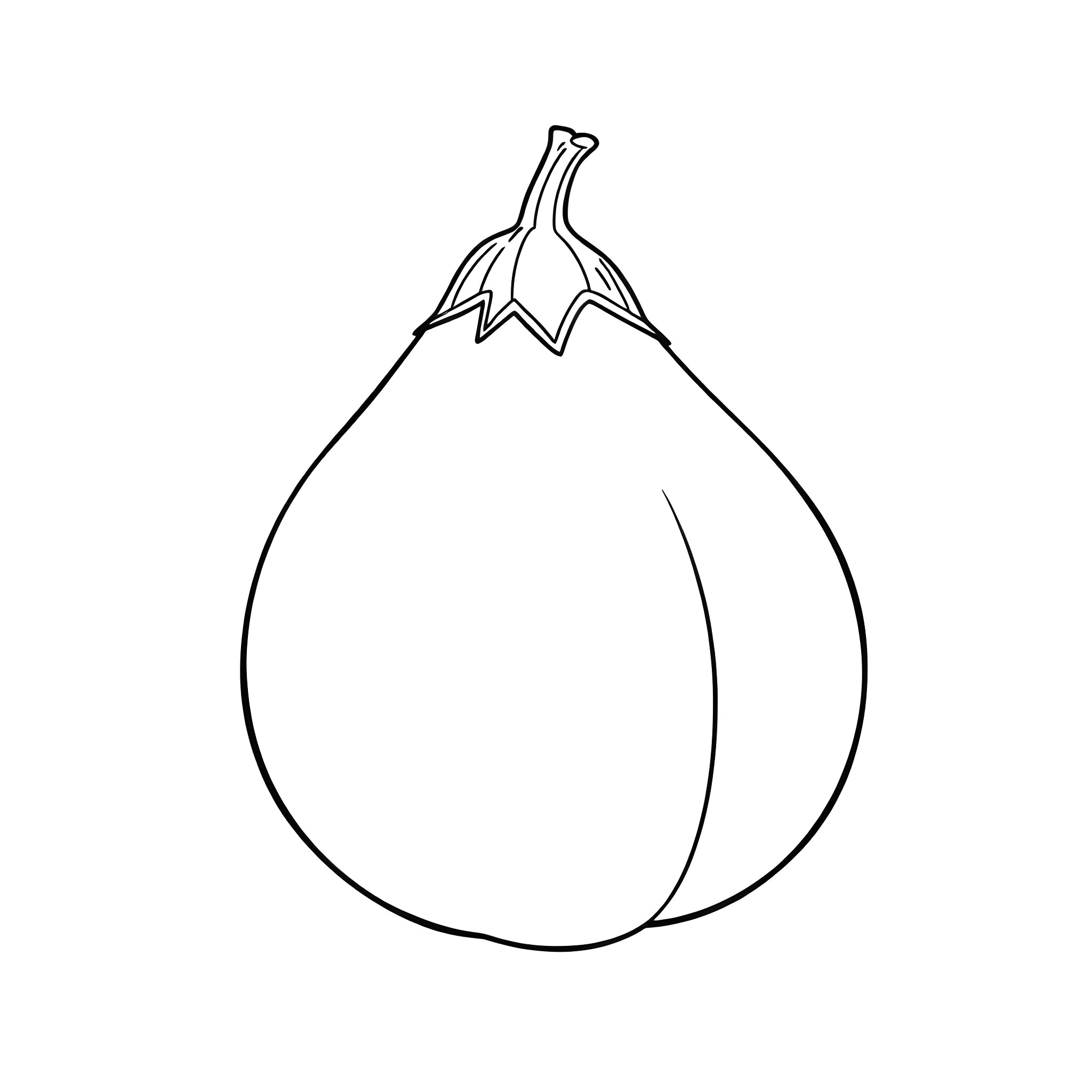 Best Eggplant Coloring Pages (Free Printable PDF)