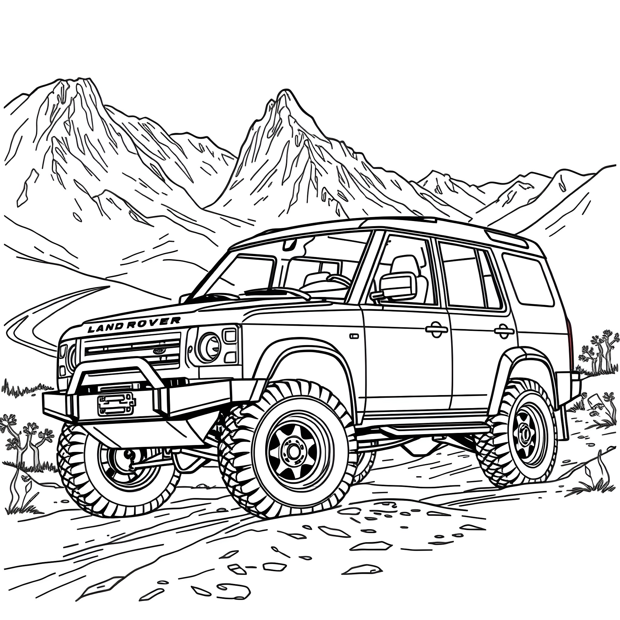 Best Land Rover Coloring Pages (Free Printable PDF)