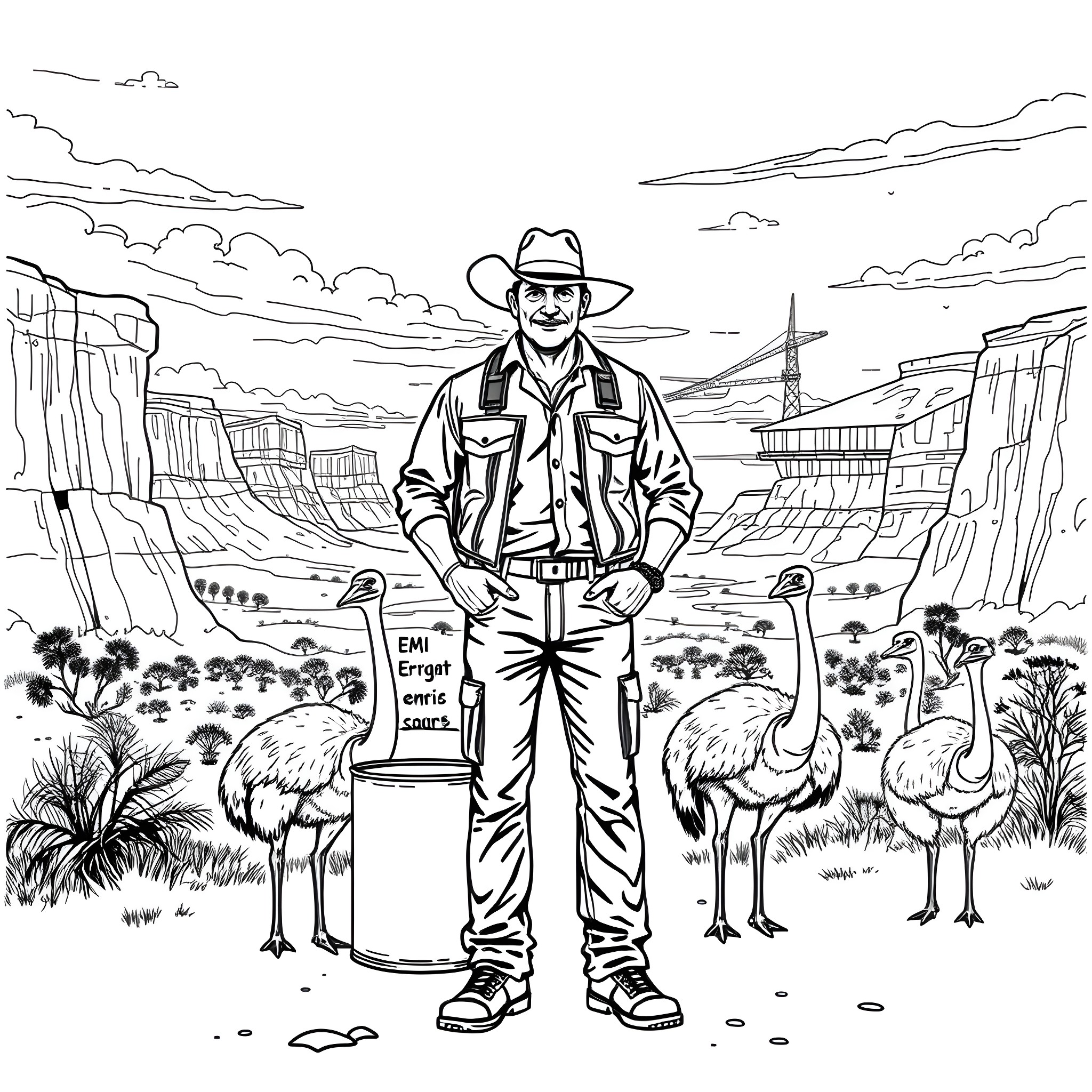 1 Best Aussie Bloke Coloring Pages (Free Printable PDFs)