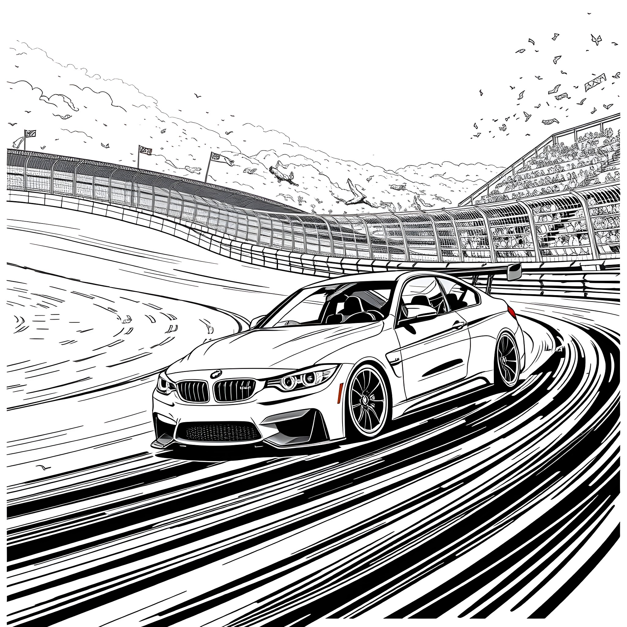 Best BMW 335i Coloring Pages (Free Printable PDF)