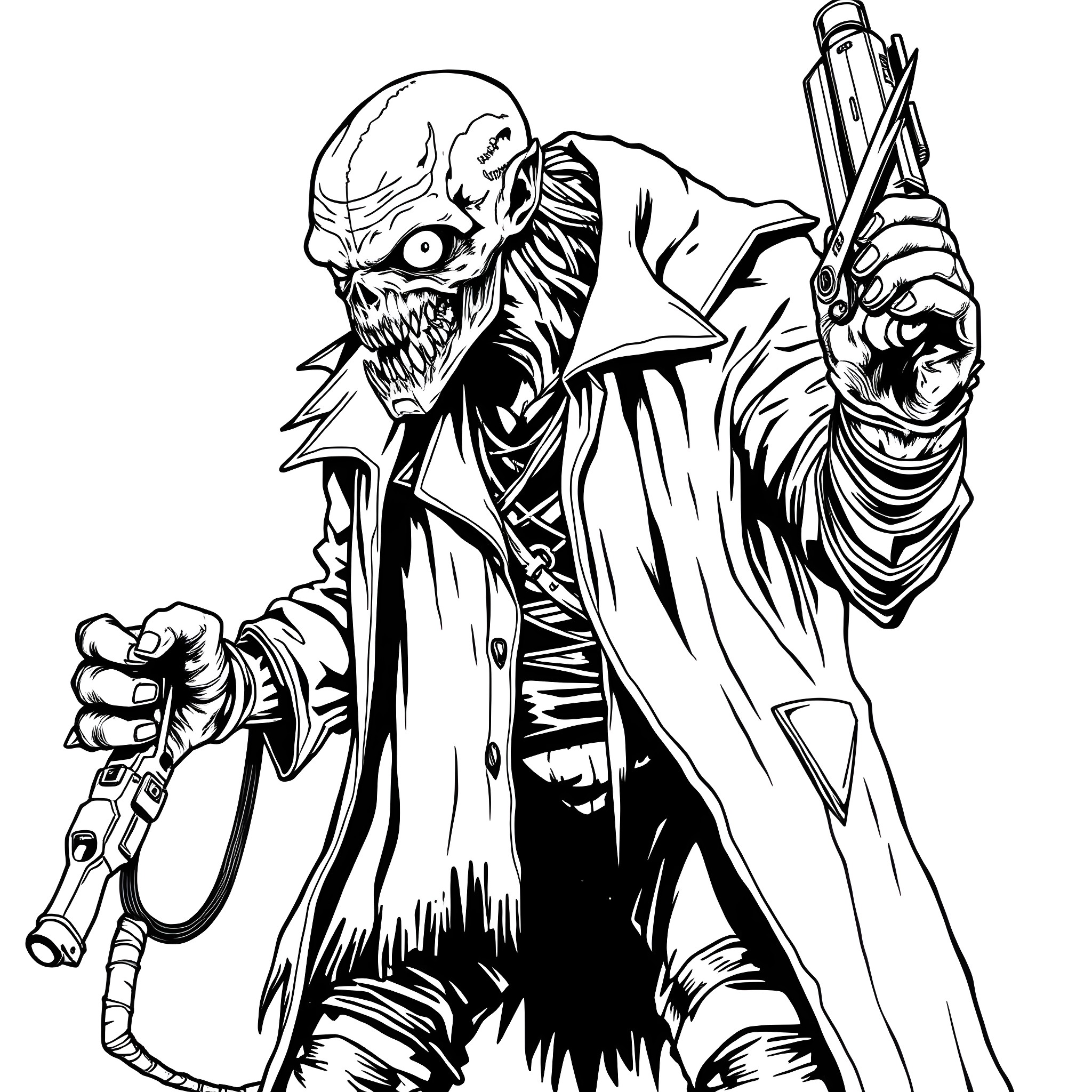 61 Best Skeleton Coloring Pages (Free Printable PDFs)