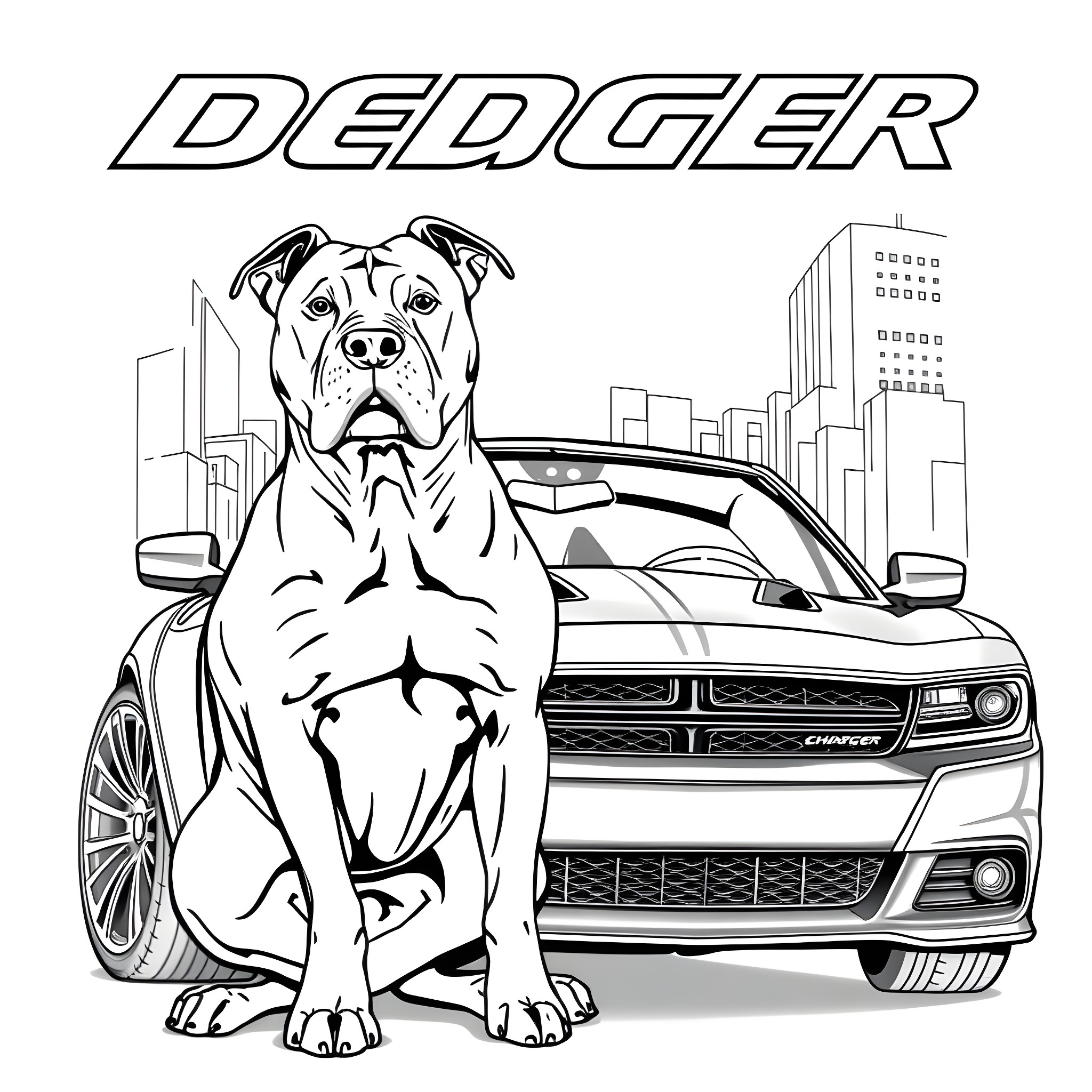 32 Best Pitbull Coloring Pages (Free Printable PDFs)