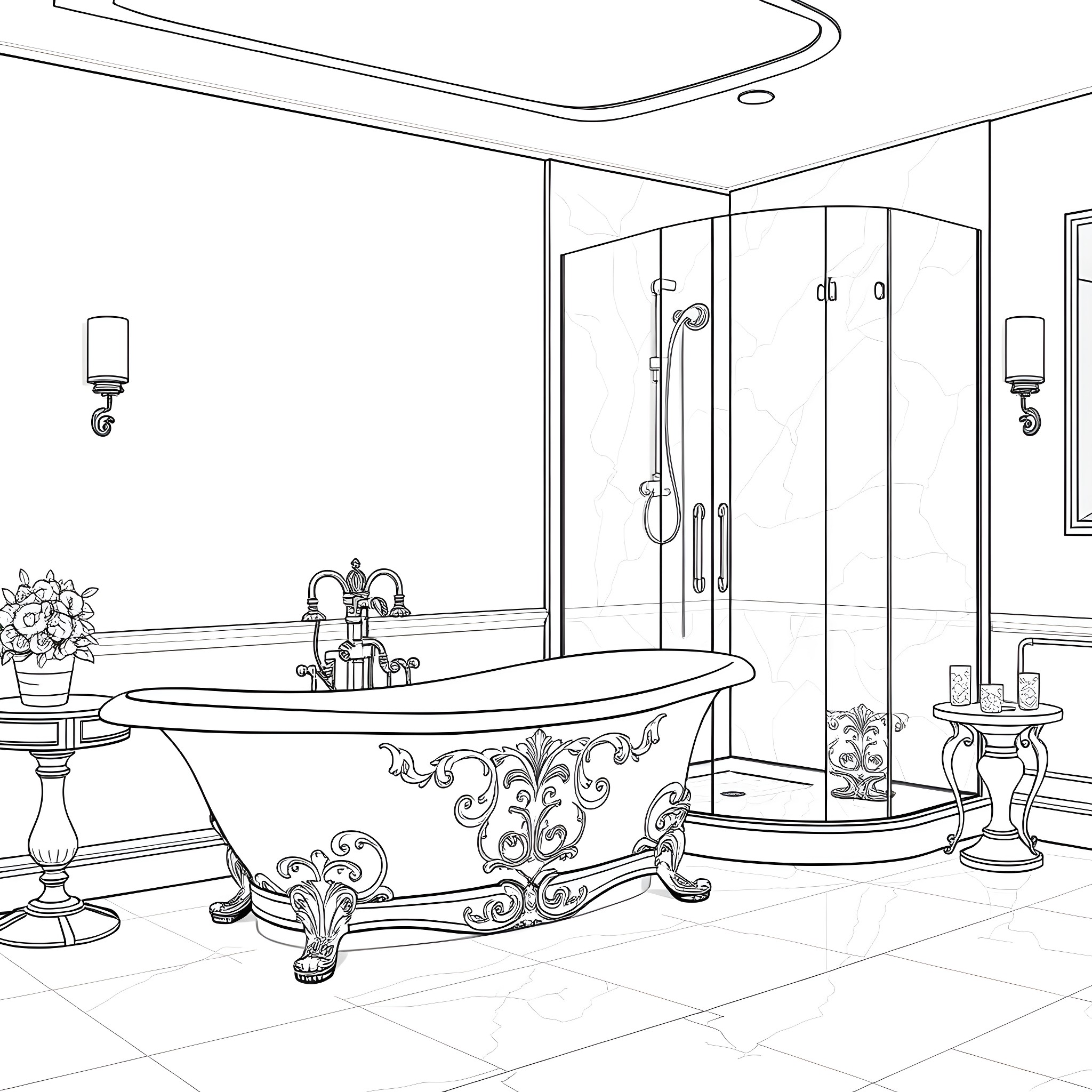 Best Bathroom Coloring Pages (Free Printable PDF)
